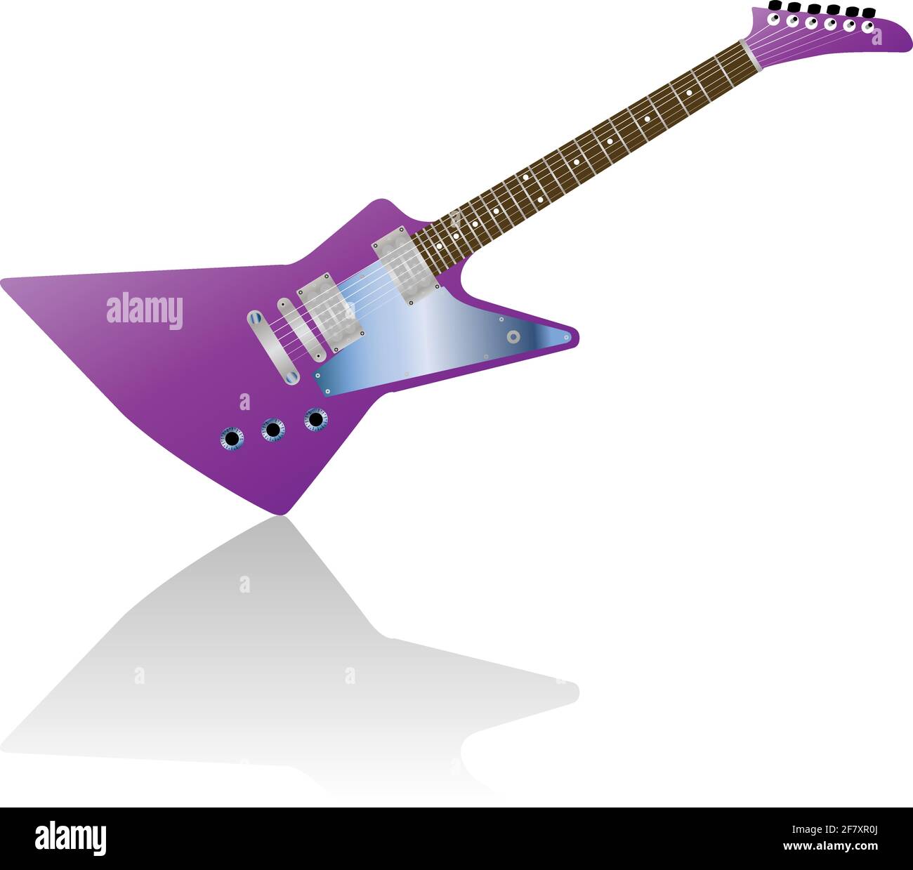 Pattern of color electric guitar for design use Stock Vector Image ...