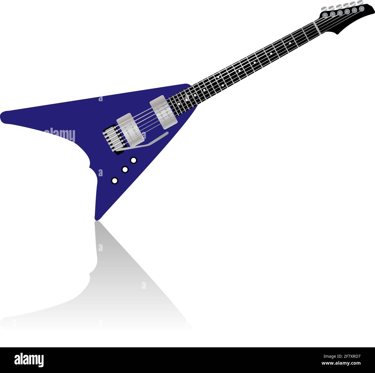 Pattern of color electric guitar for design use Stock Vector Image ...