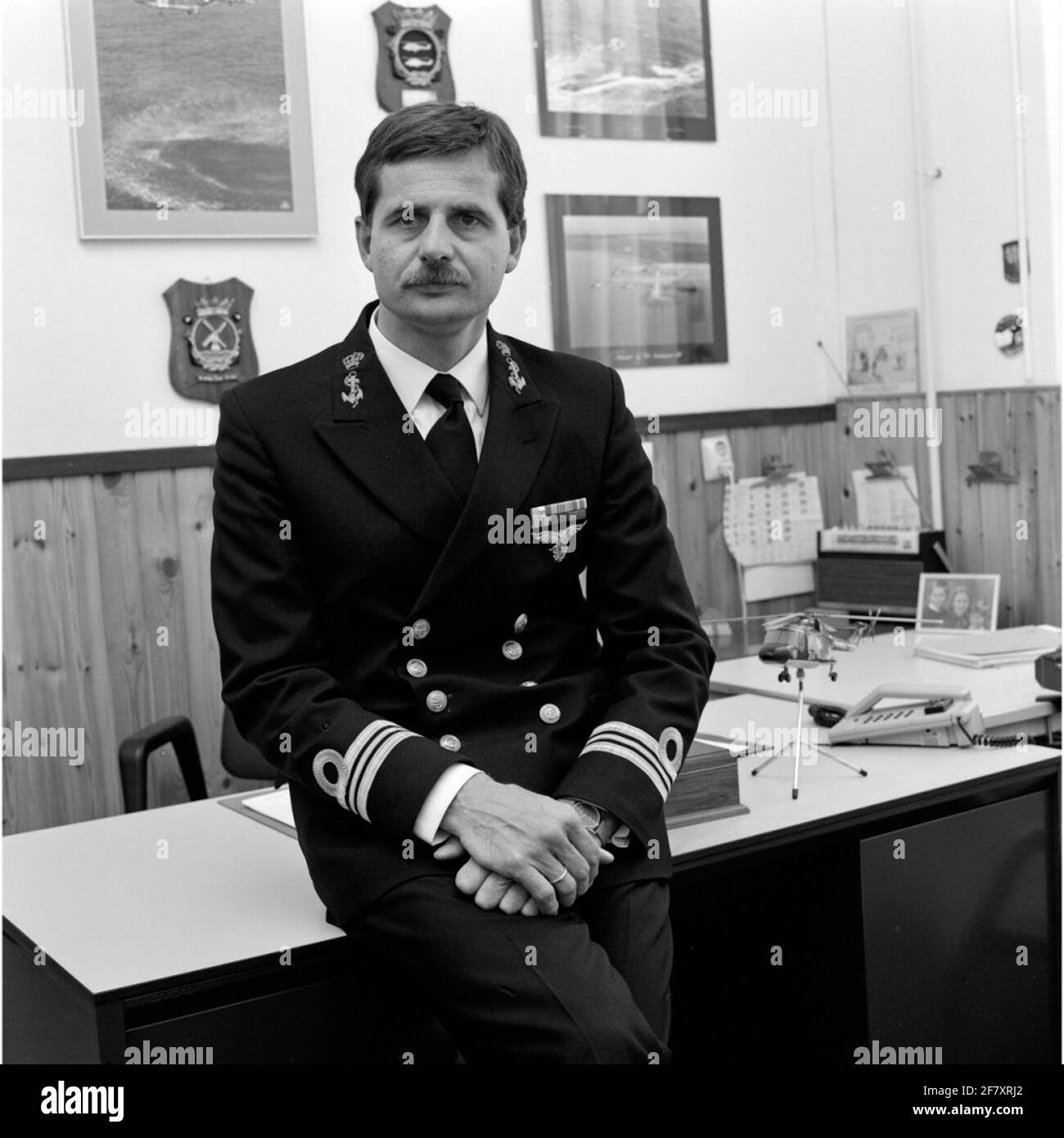 The Commander of Aircraft Quadron 7 (VSQ 7) Lieutenant-Ter-Zee first ...