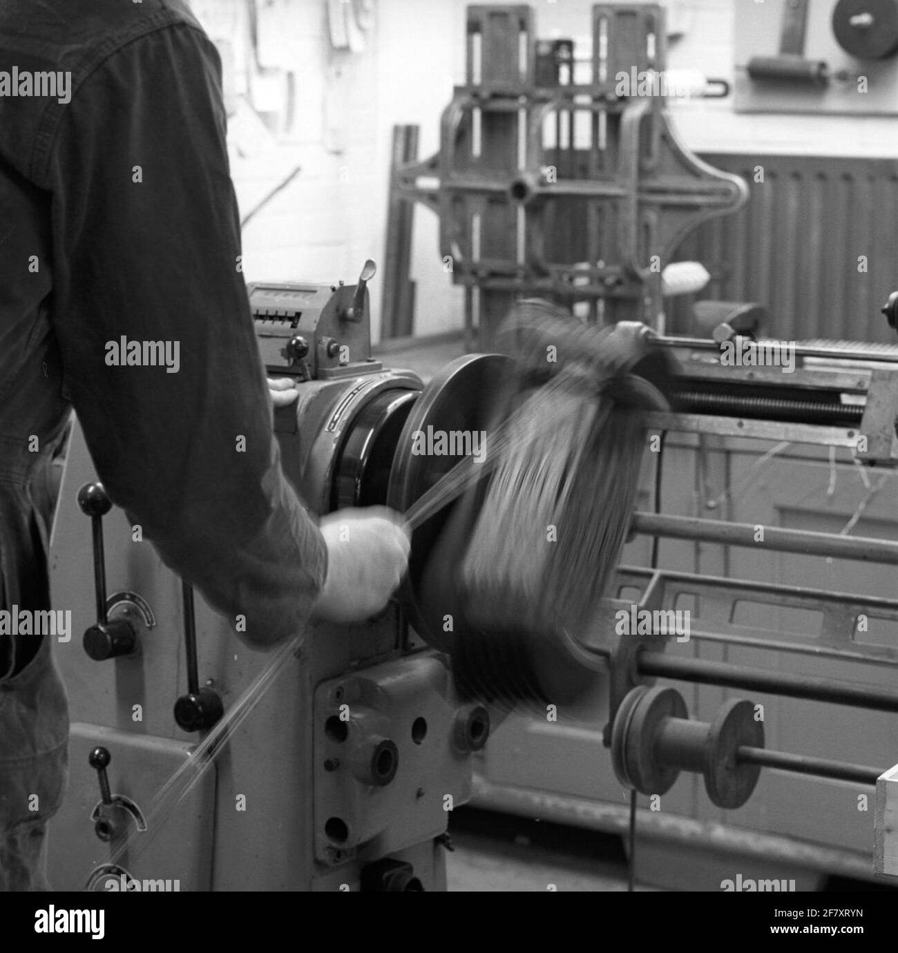 The workshop for electric motors (winding) of the Rijkswerf (RW) in Den ...