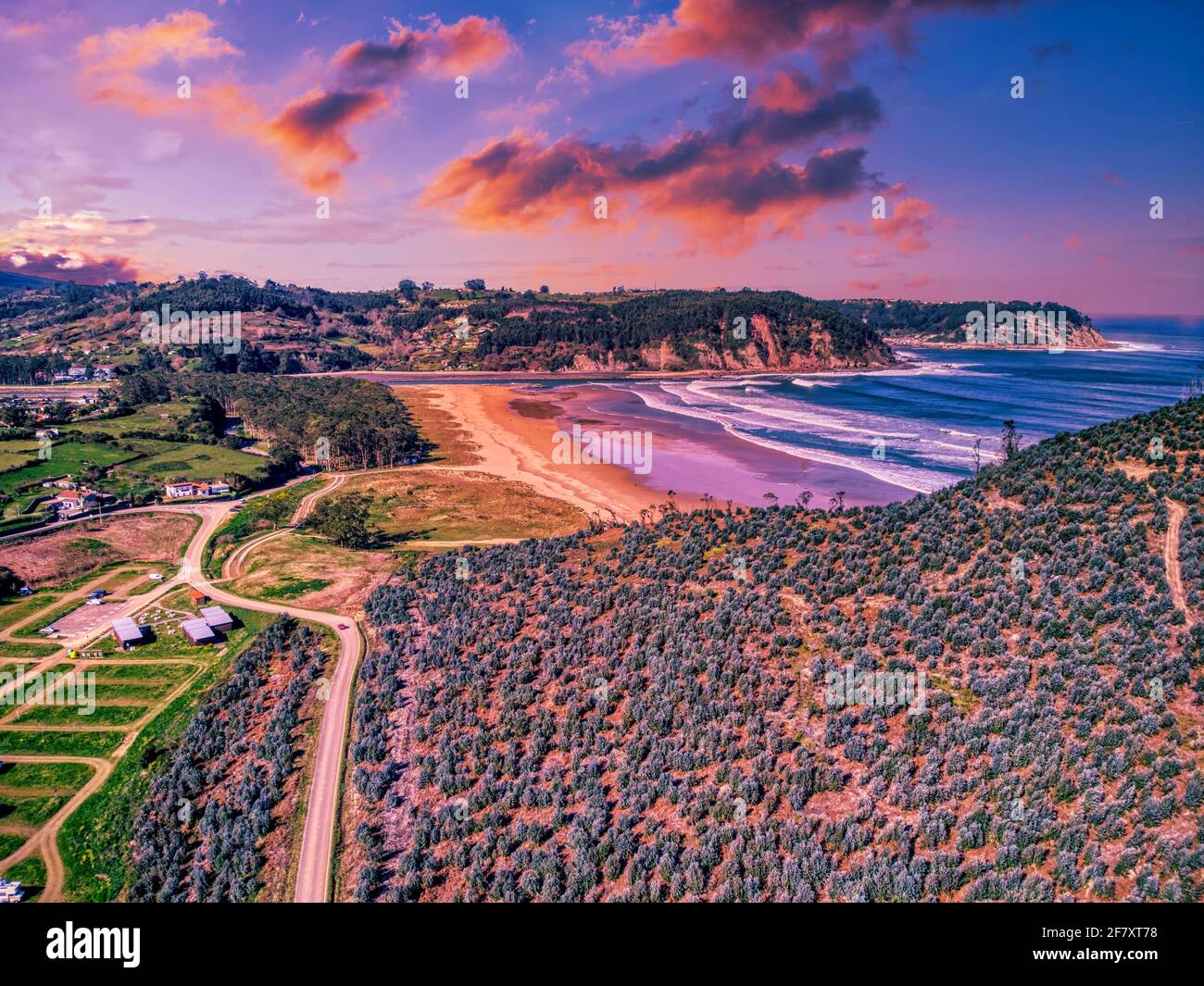Asturias beach rodiles hi-res stock photography and images - Alamy