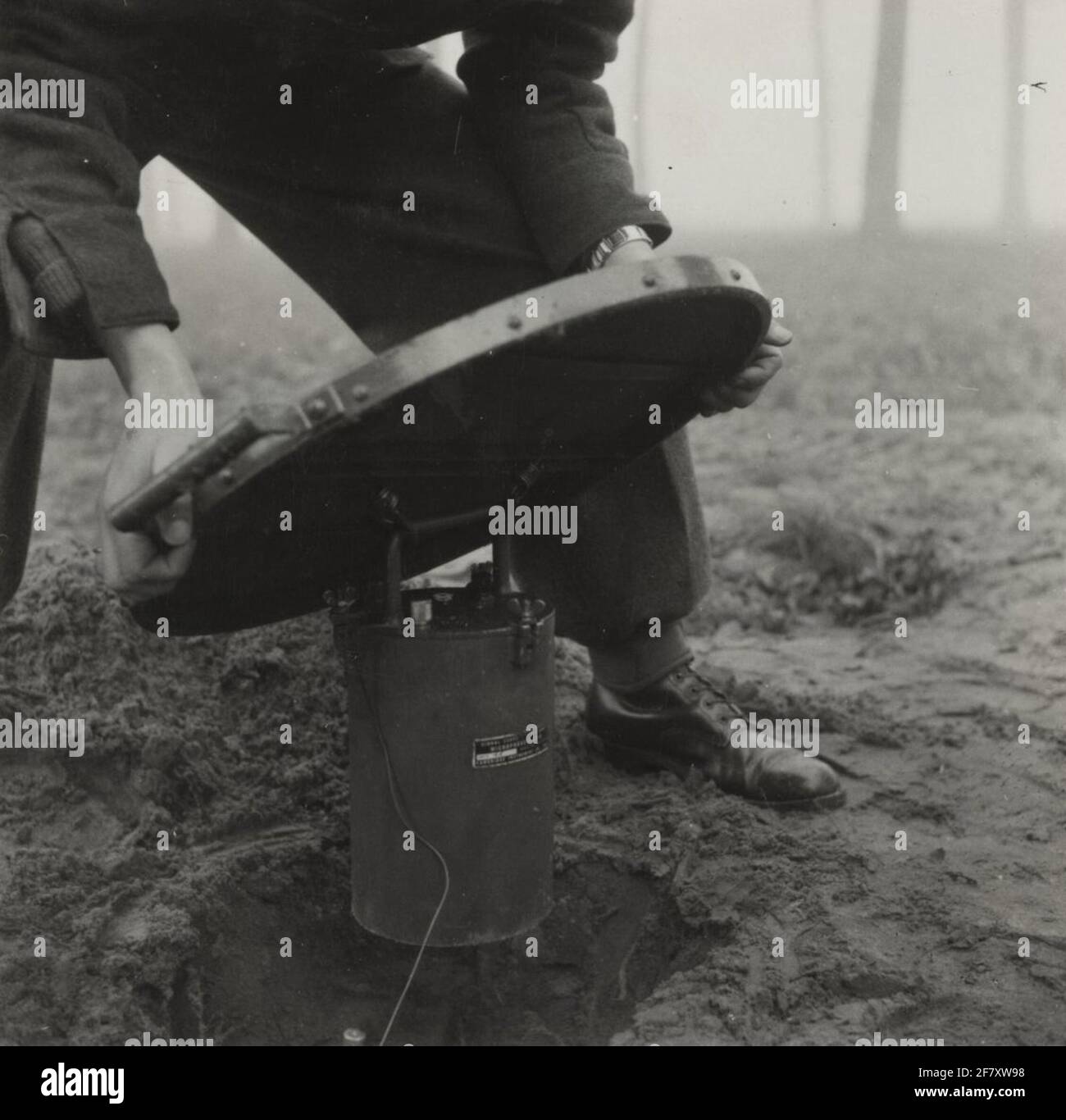 Artillery measuring department to camp Stock Photo - Alamy