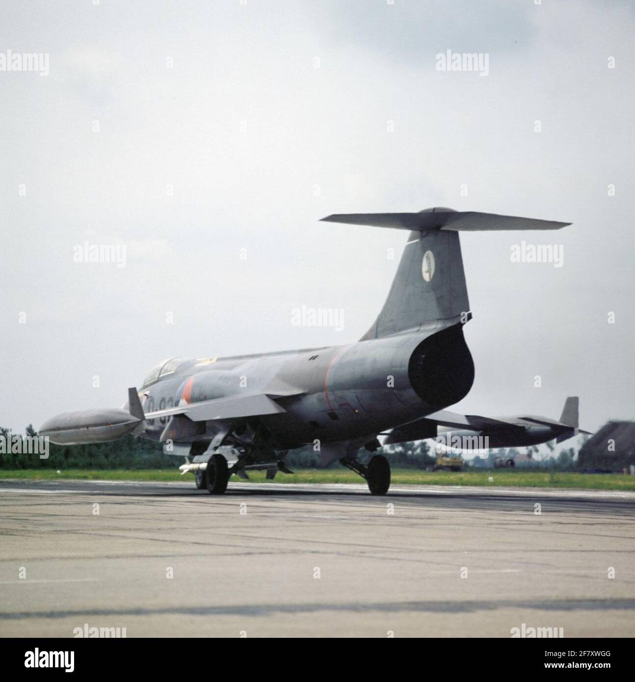 Lockheed F-104G Starfighter of 322 squadron ready for departure Stock ...