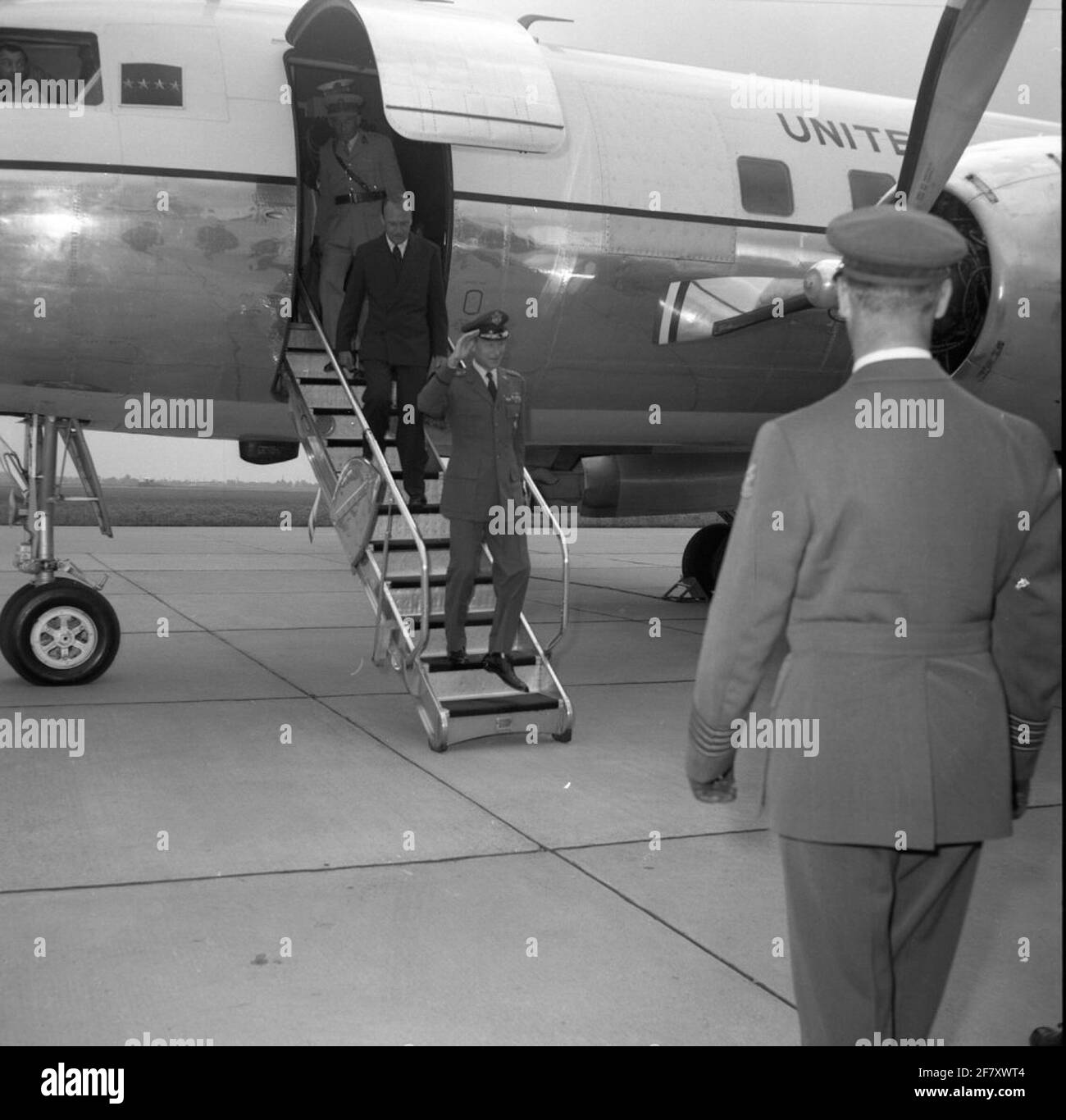 General Lauris Norstad, Commander-in-Chief of Allied Troops in Europe ...