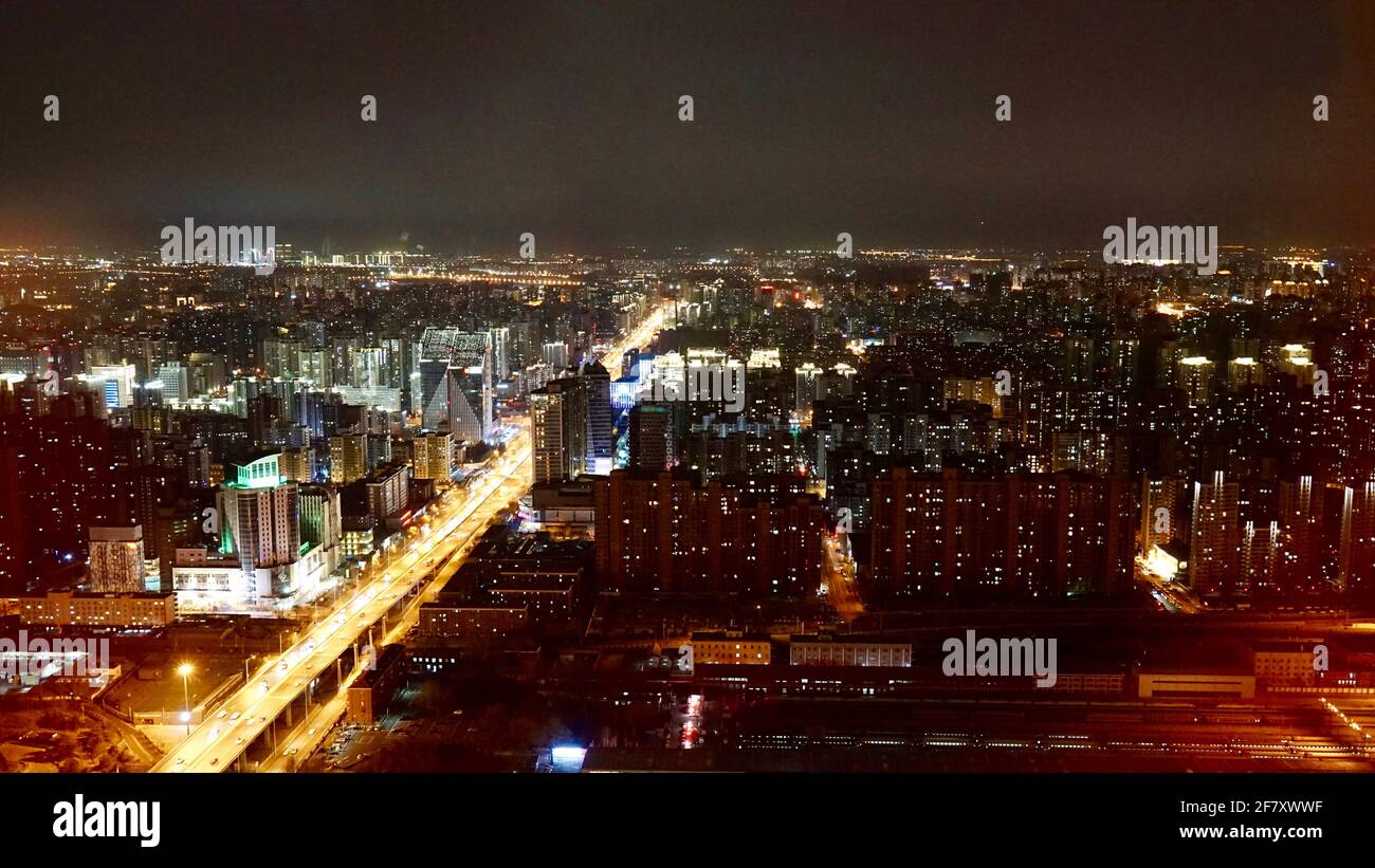 Night lights beijing hi-res stock photography and images - Alamy
