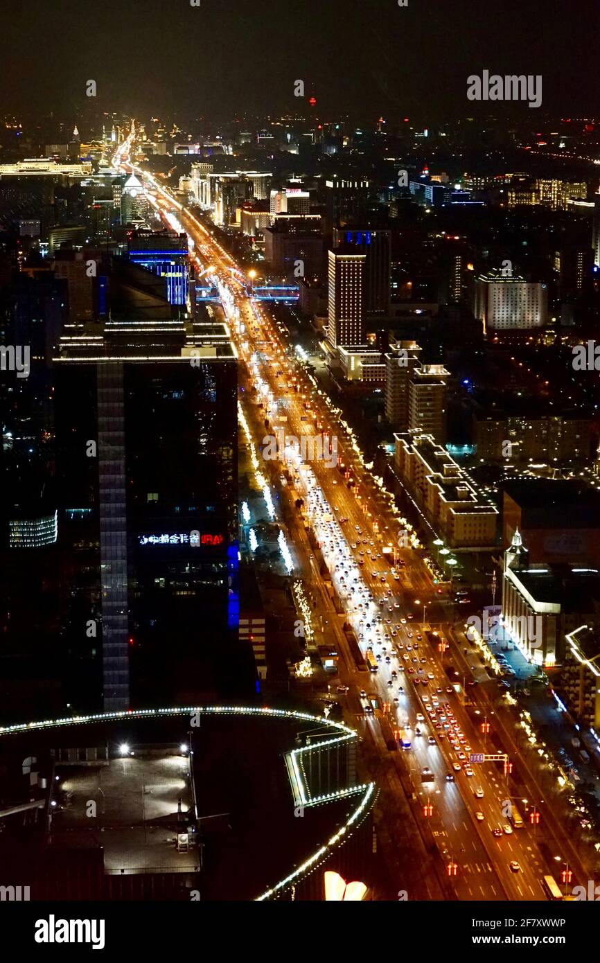 Beijing night view hi-res stock photography and images - Alamy