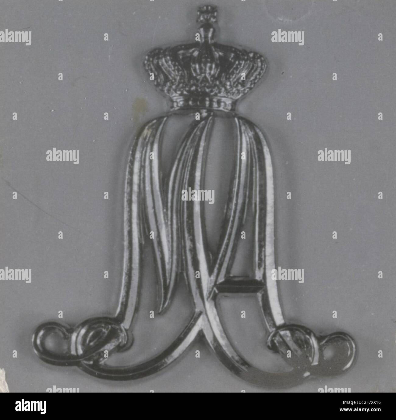 Collar level emblem branch of service Royal Military Academy (KMA Stock ...