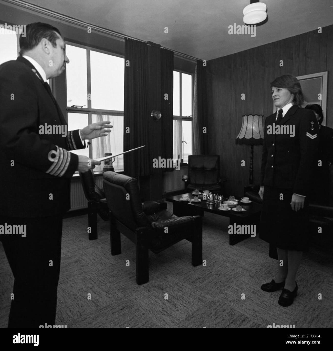 Army commendation medal presentation Black and White Stock Photos ...