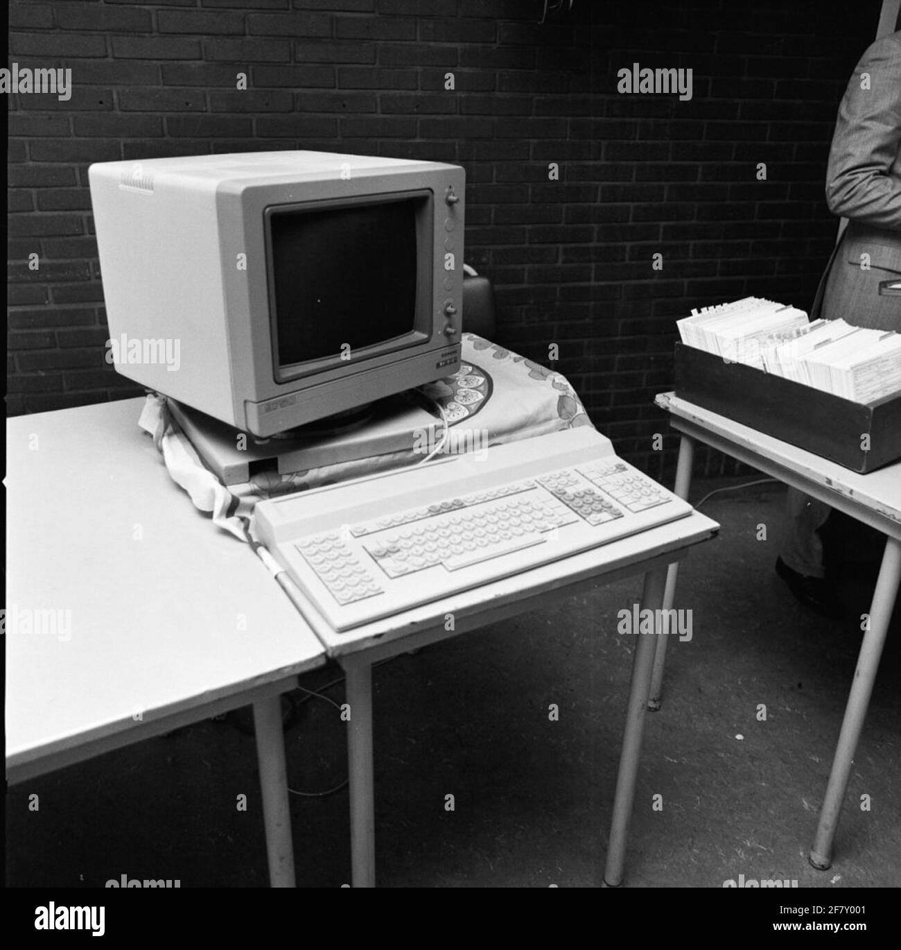 Commissioning of one of the first personal computers in the KM. Place ...