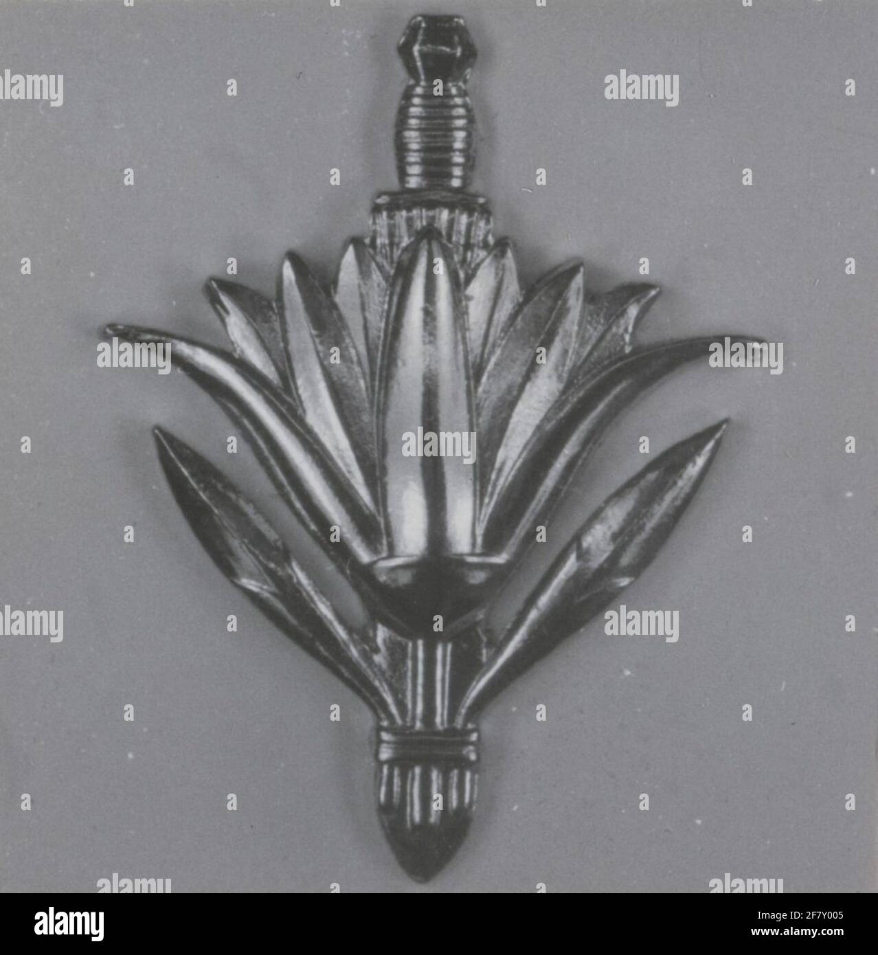 Collar level emblem branch of military administration service. from ...