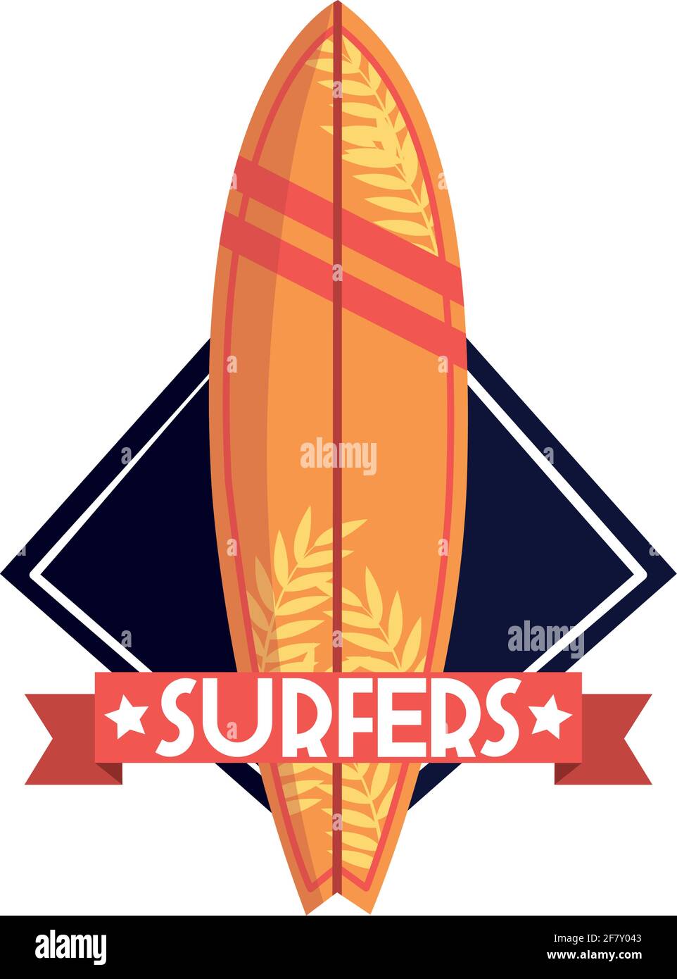 surfers surfboard patch isolated style Stock Vector Image & Art - Alamy