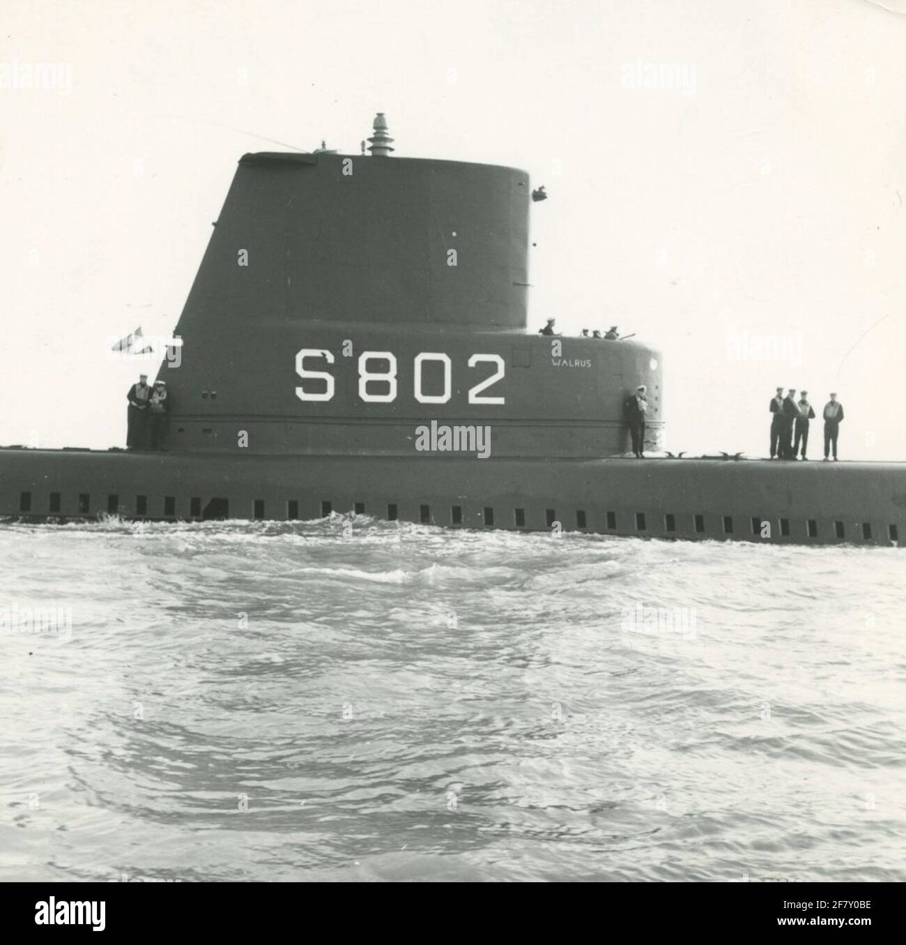 Bridge complex of submarine Hr.Ms. Walrus (1953-1971) (EX USS Icefish ...