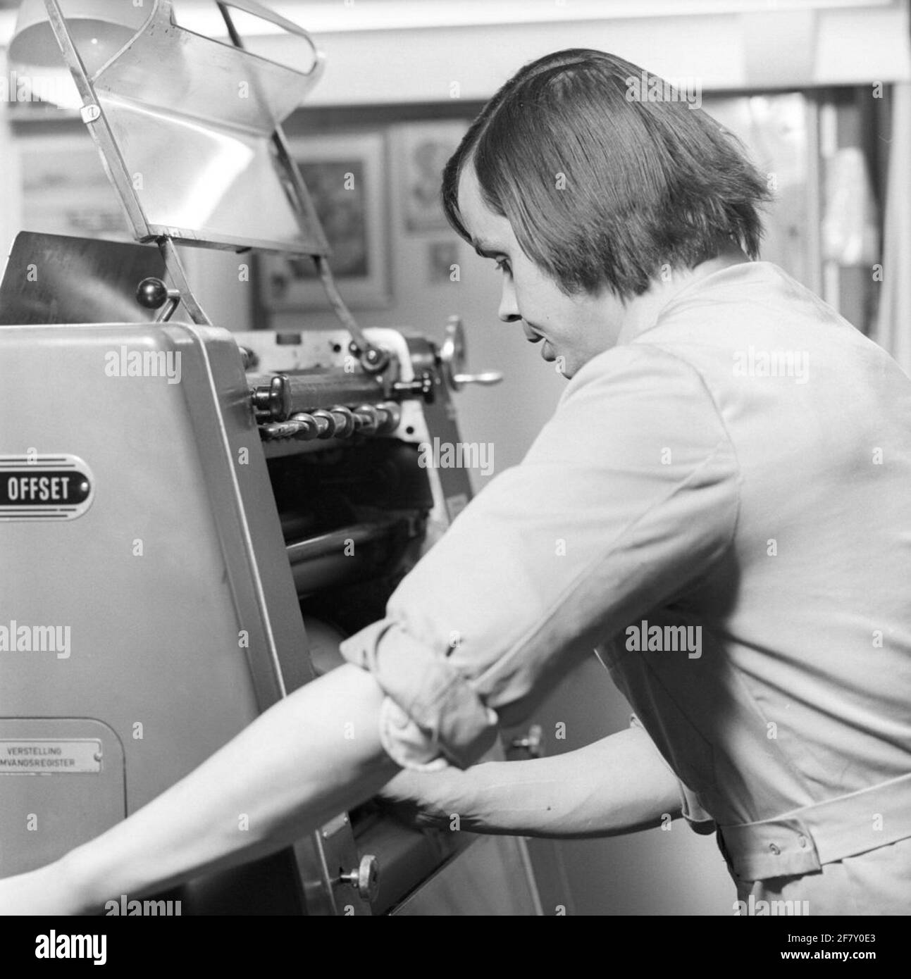 Early printing machine hi-res stock photography and images - Alamy