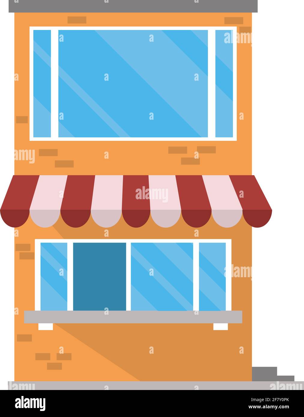 Shopfront exterior mall Stock Vector Images - Alamy