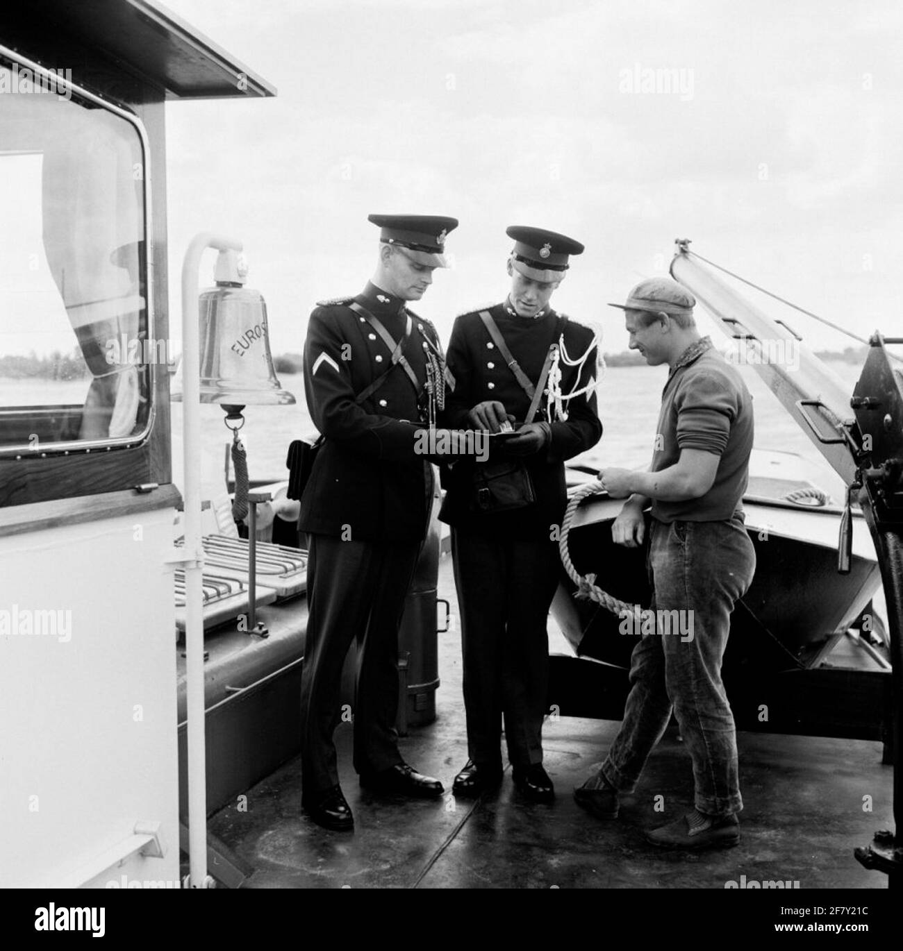 Soldiers of the Brigade Lobith from the Royal Netherlands Marechaussee ...