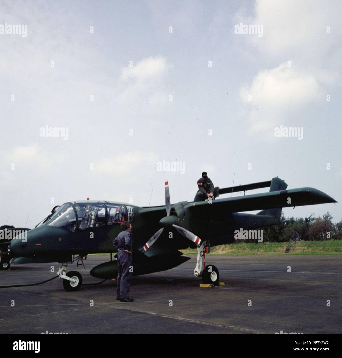 A Boeing (Rockwell) OV-10 Bronco of the American Air Force at the ...
