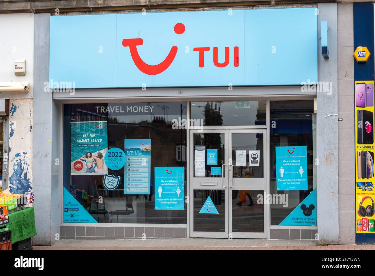 Tui travel agent shop store in High Street, Southend on Sea, Essex, UK ...