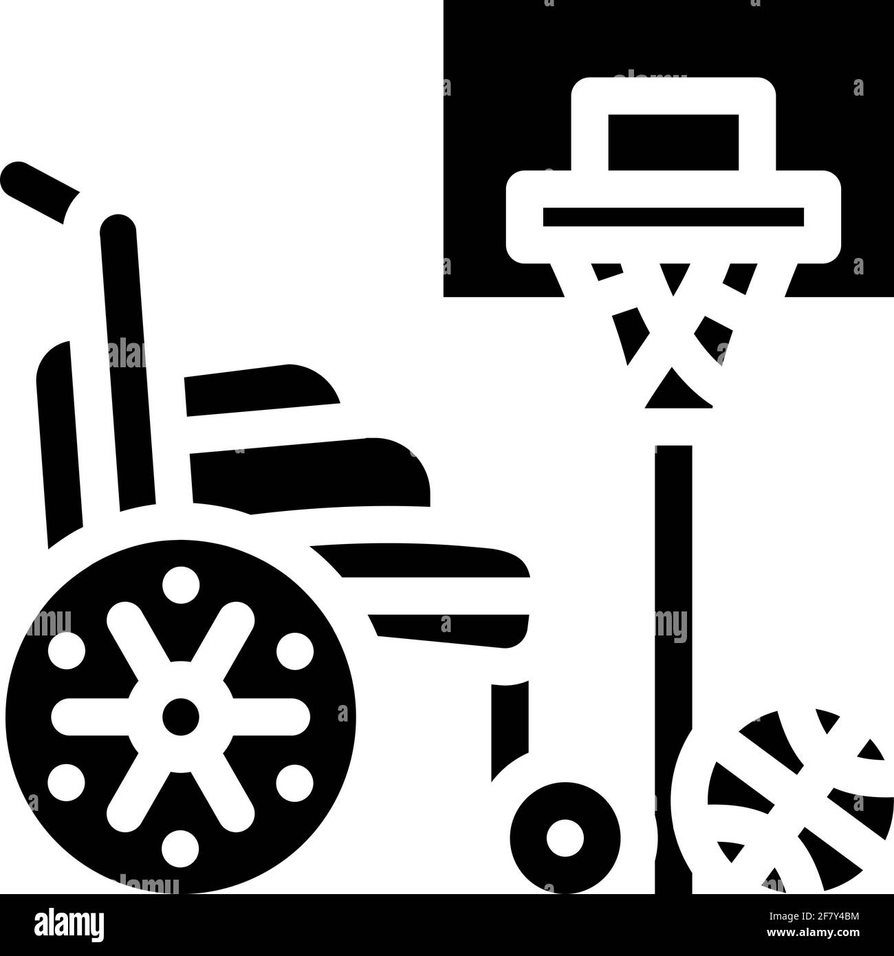 sport inclusive life glyph icon vector illustration Stock Vector Image ...