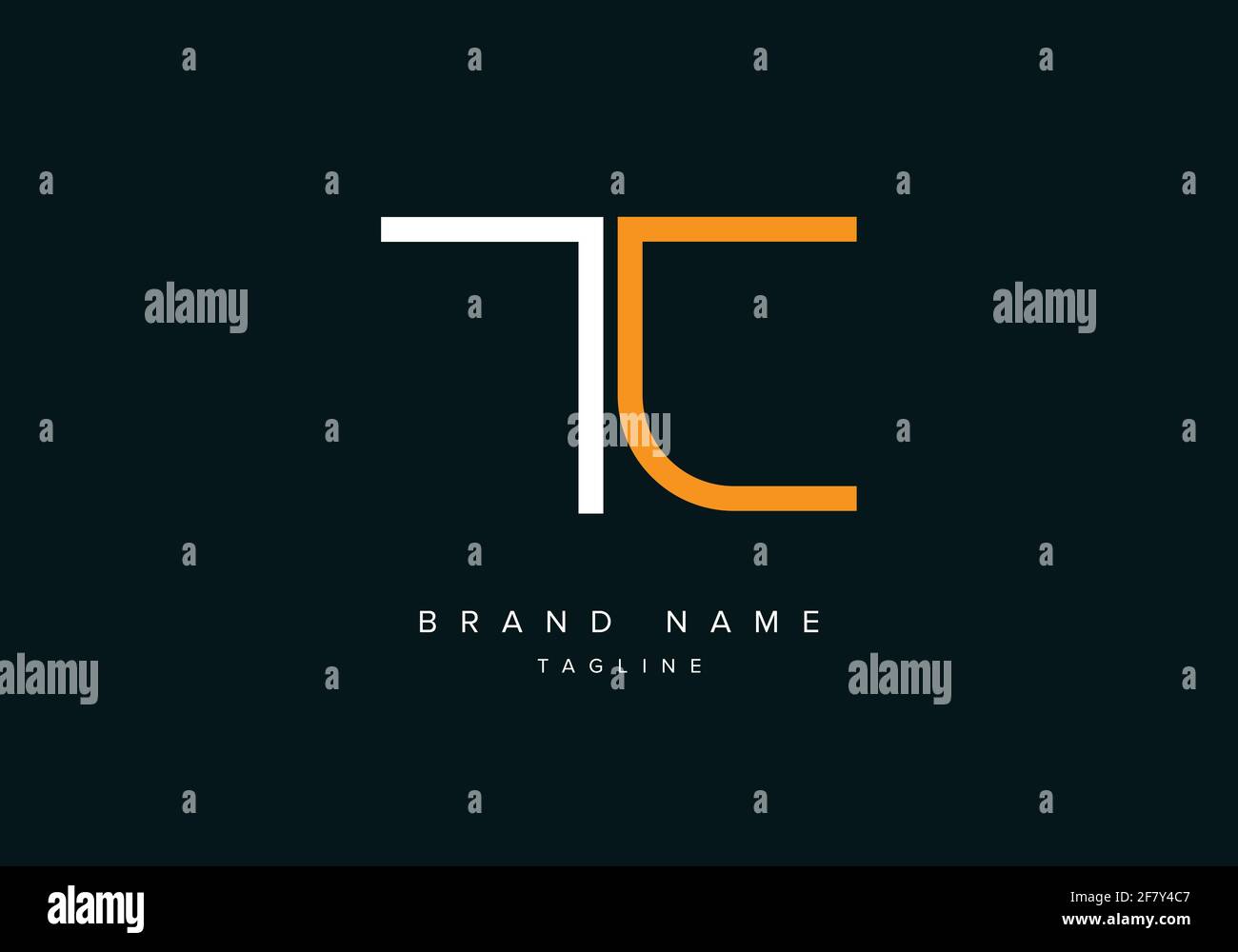 Tc letter logo hi-res stock photography and images - Alamy