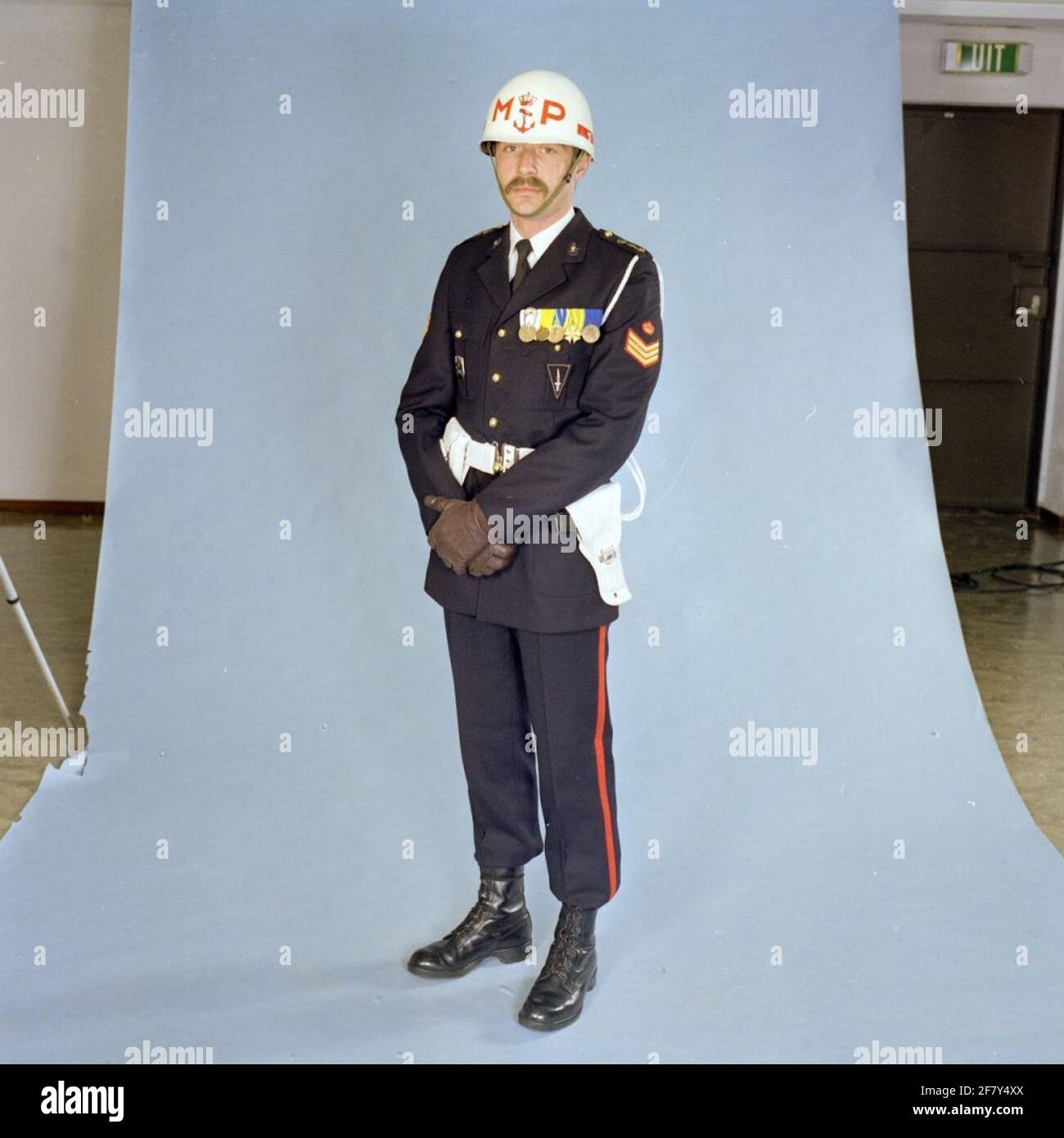 A sergeant of the Mariniers in the MP ceremonial tune (Marine Patrols ...