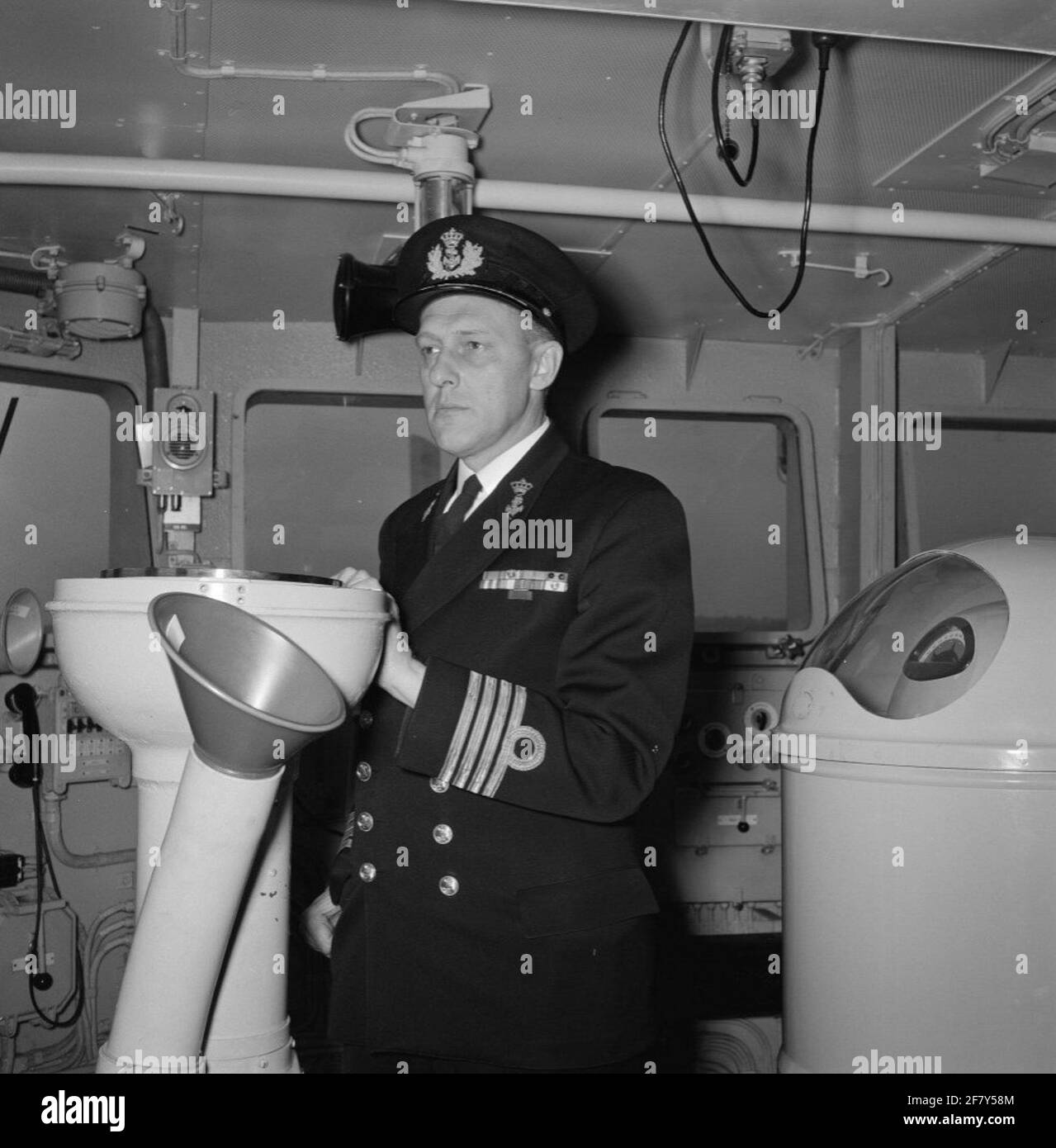 The Commander of the Flight Champship Hr.Ms. Karel Doorman (R 81 ...