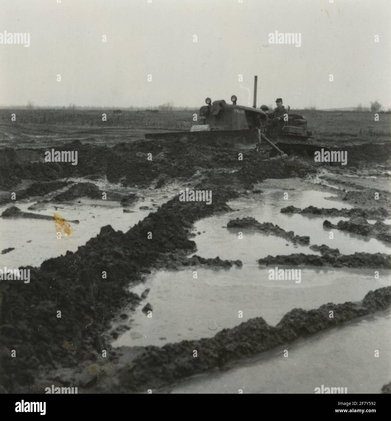 Earthmoving with heavy intact equipment for the construction of the ...