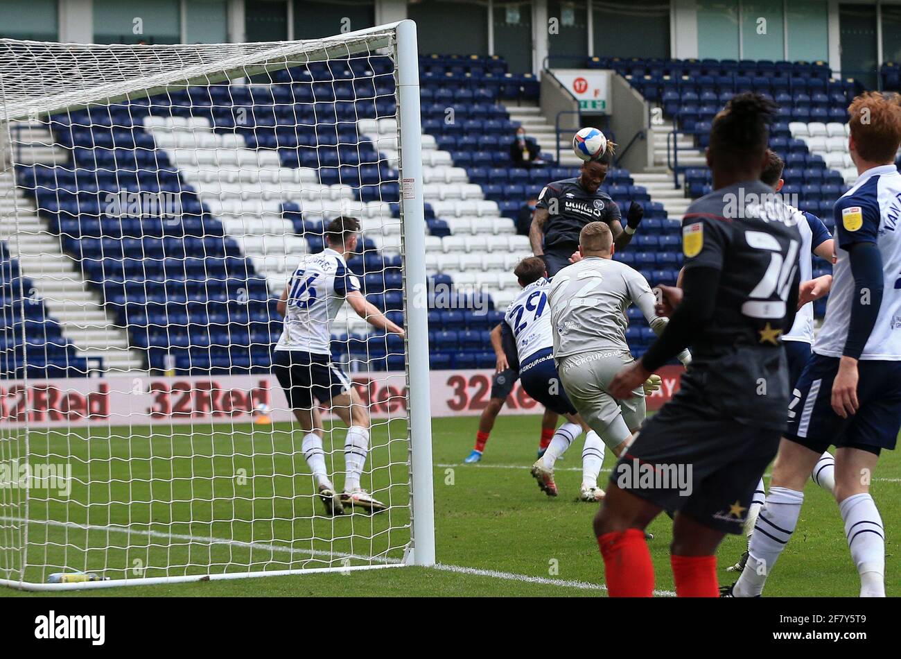 Preston, UK. Deepdale Stadium, Preston, Lancashire, UK. 10th Apr, 2021 ...