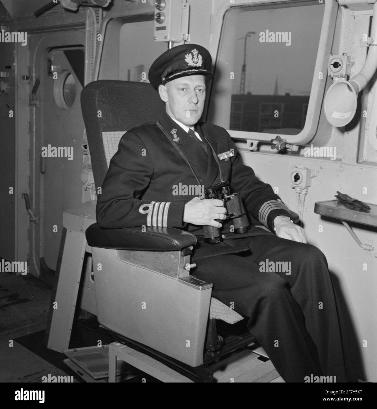 The Commander of the Flight Champship Hr.Ms. Karel Doorman (R 81 ...