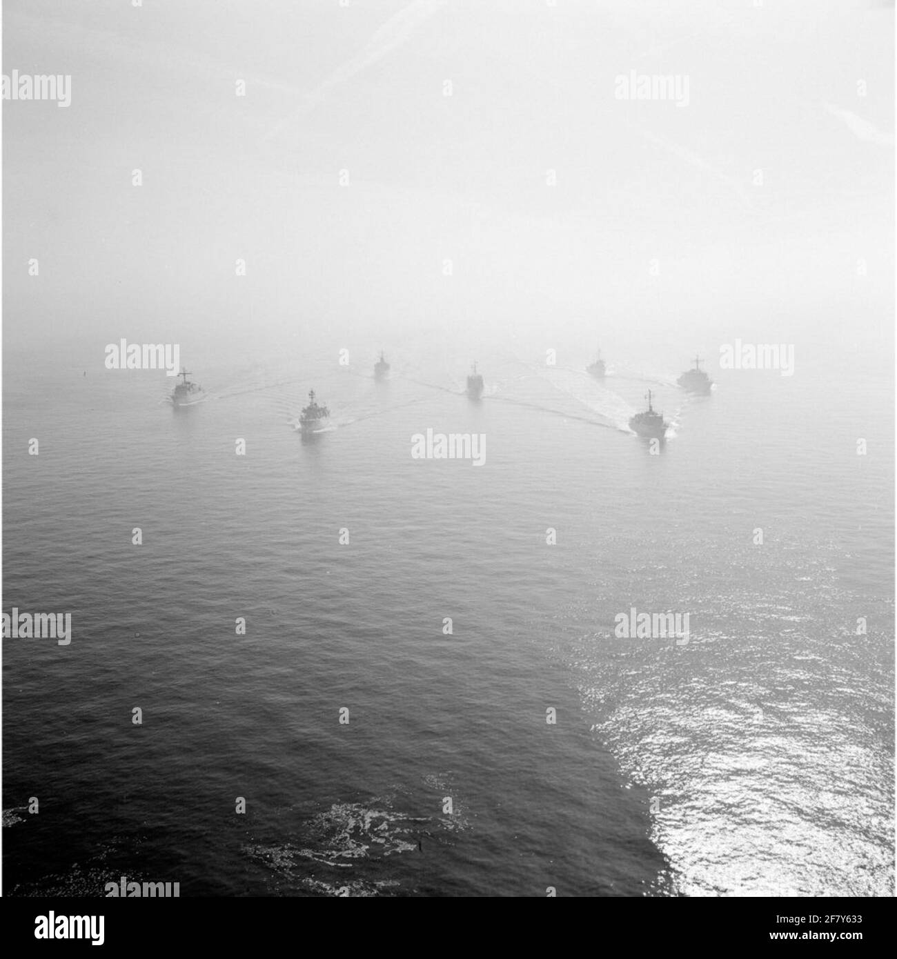 Aerial recording of ships belonging to NATO StanavForchan (Standing ...