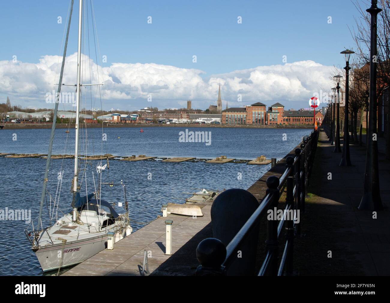Preston Dock Boats Stock Photo - Alamy