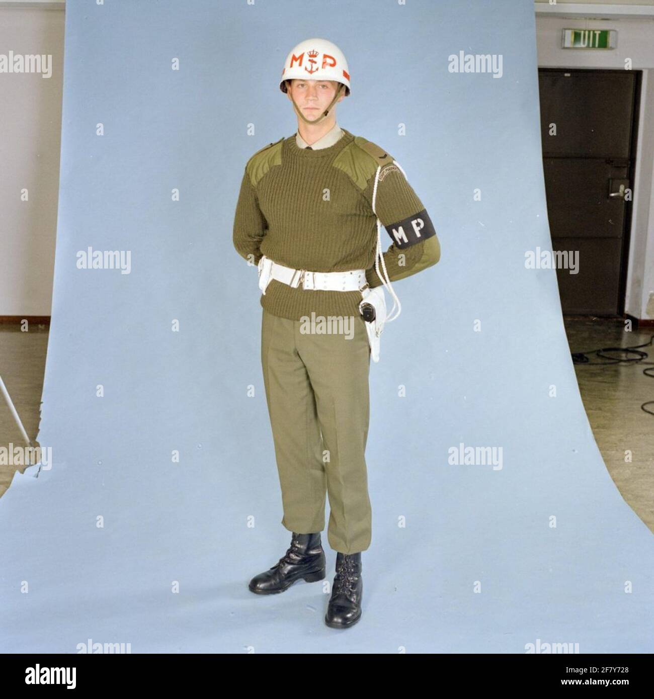 Marine of the first class of the Mariniers Corps from the Royal Navy ...
