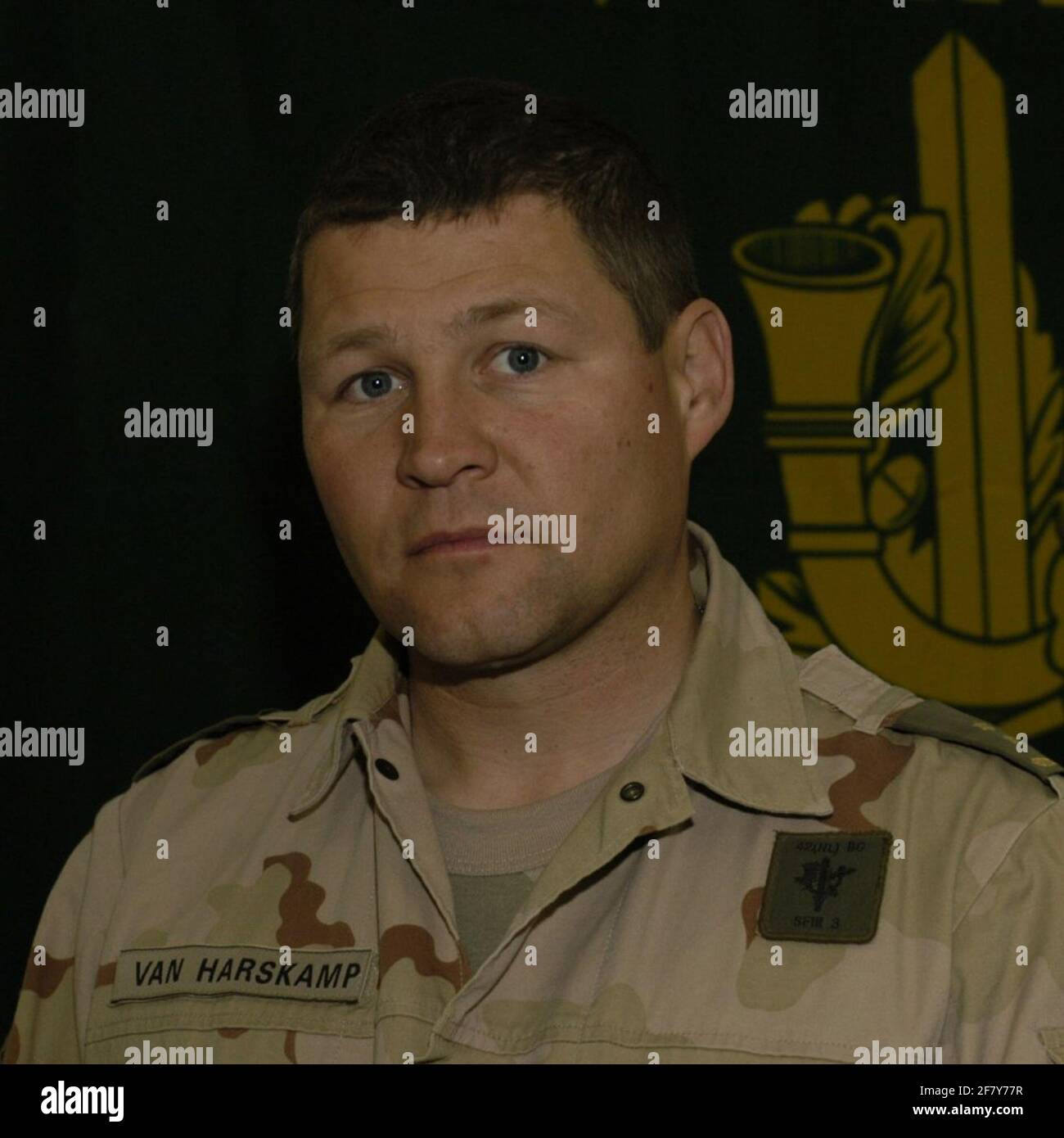 Portrait photo Lieutenant-Colonel of Harskamp. © Henry Westendorp ...