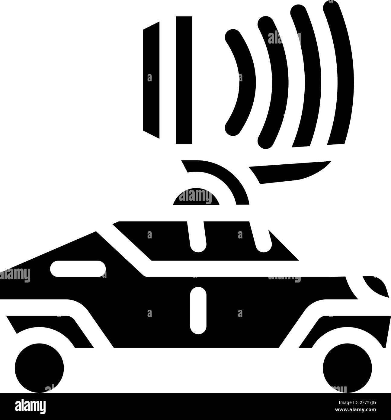 microwave gun glyph icon vector illustration Stock Vector Image & Art ...