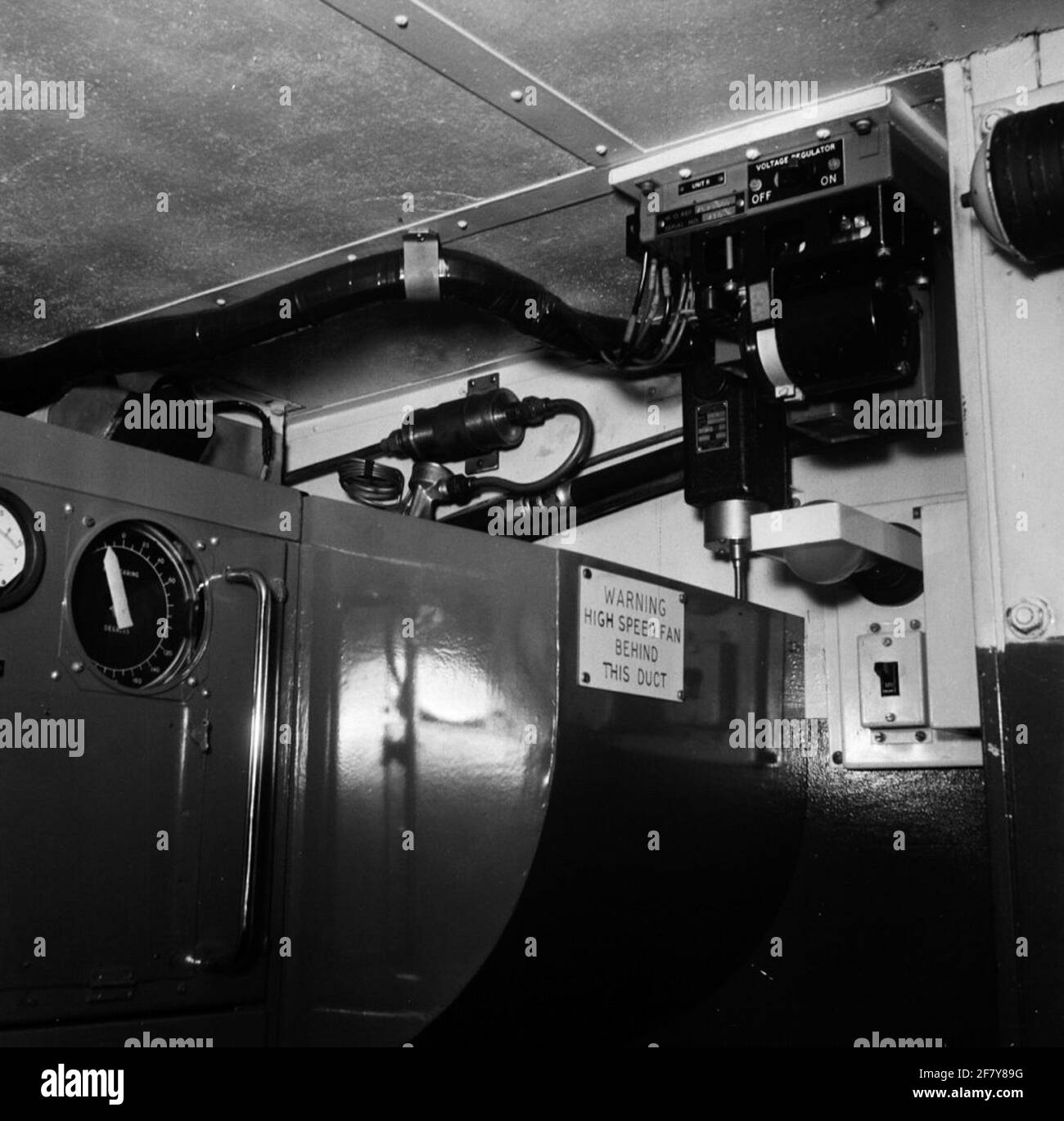Inner portion of the fire line radar AA 3MK7. This radar was used in ...