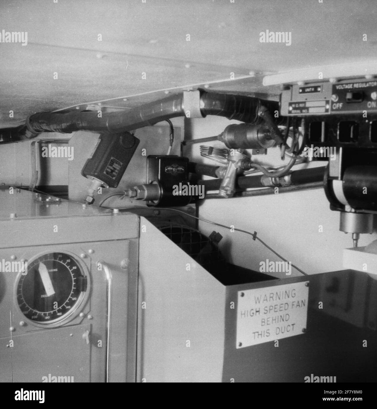 Inner portion of the fire line radar AA 3MK7. This radar was used in ...