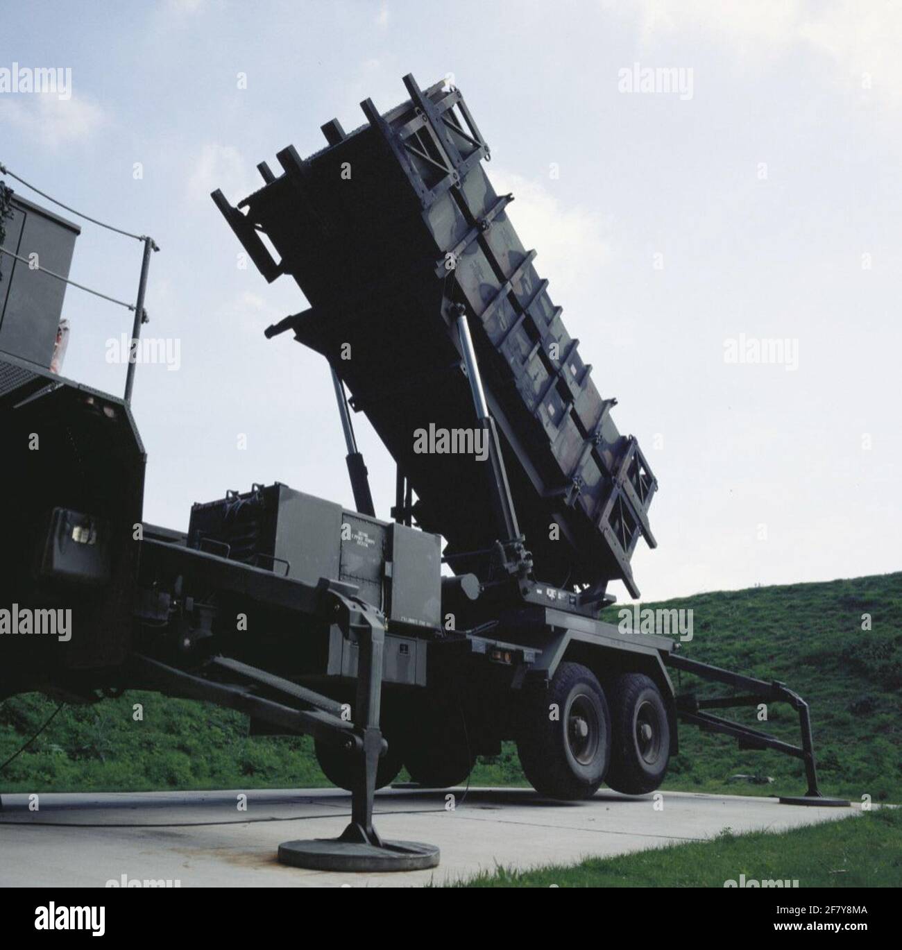 Launching Station (LS) met Patriot raketten Stock Photo - Alamy