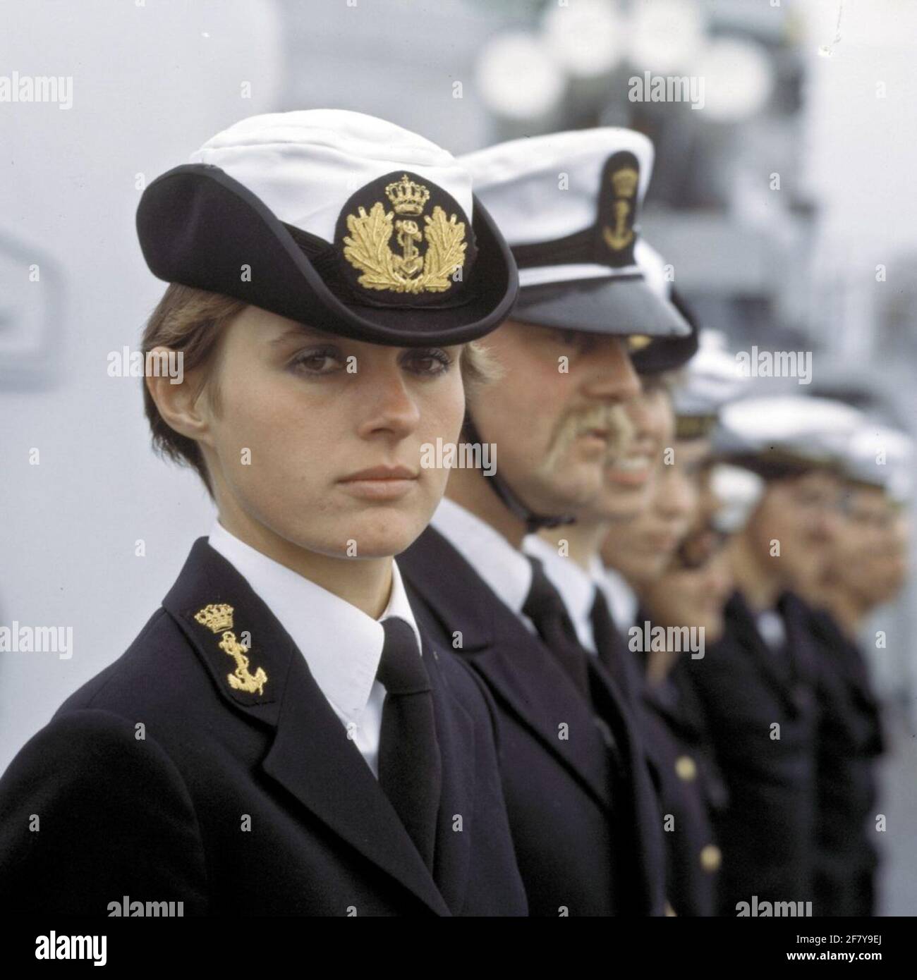 Female officer in Atjeh Tenue (= daily out Stock Photo - Alamy