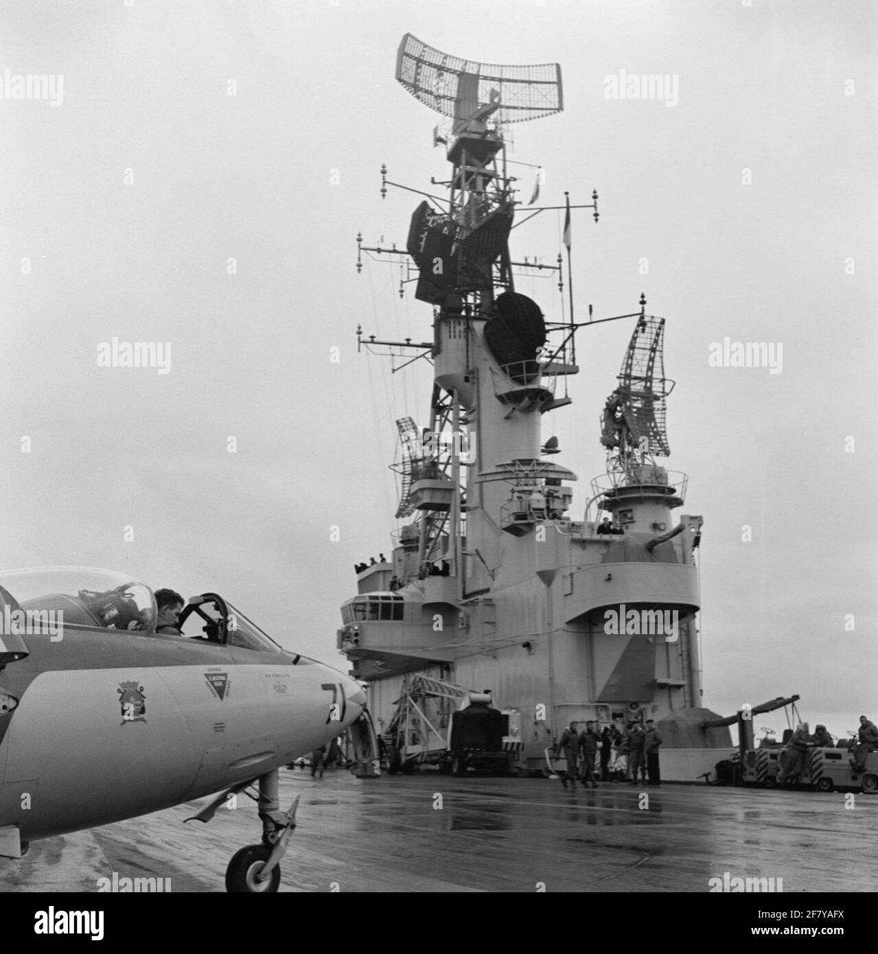 A Hawker FGA-50 Seahawk (jet) Jachthouse with registration 71 (1958 ...