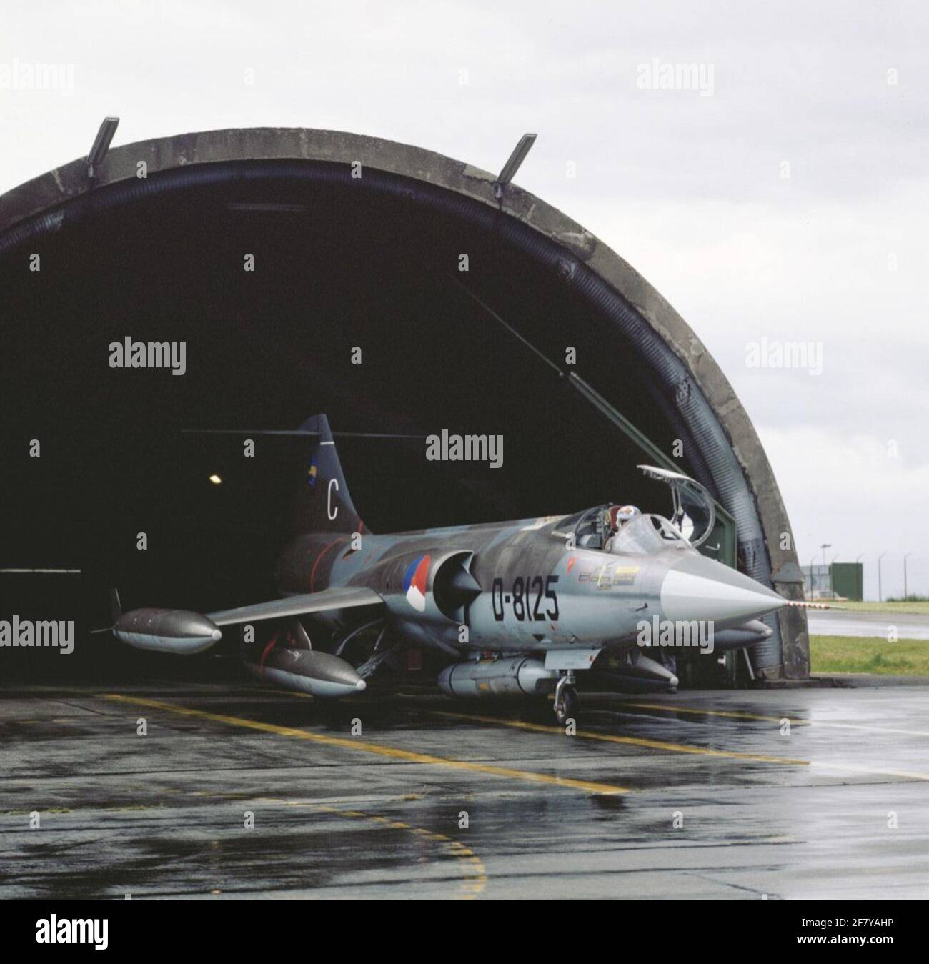 Lockheed RF-104G Starfighter van 306 squadron met Orpheus-pod Stock ...