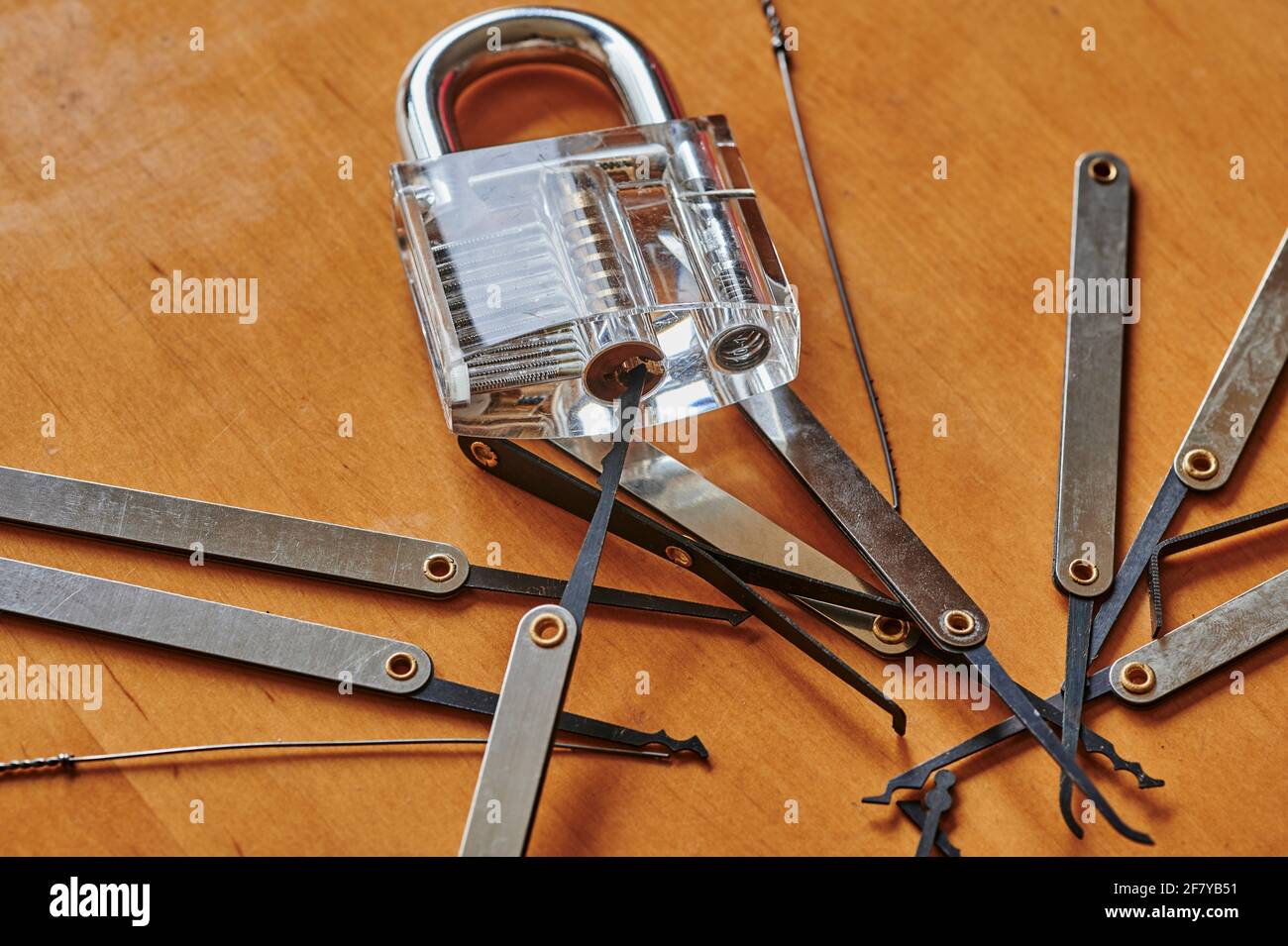 A photo of lockpicks used by burglars to open locks Stock Photo - Alamy