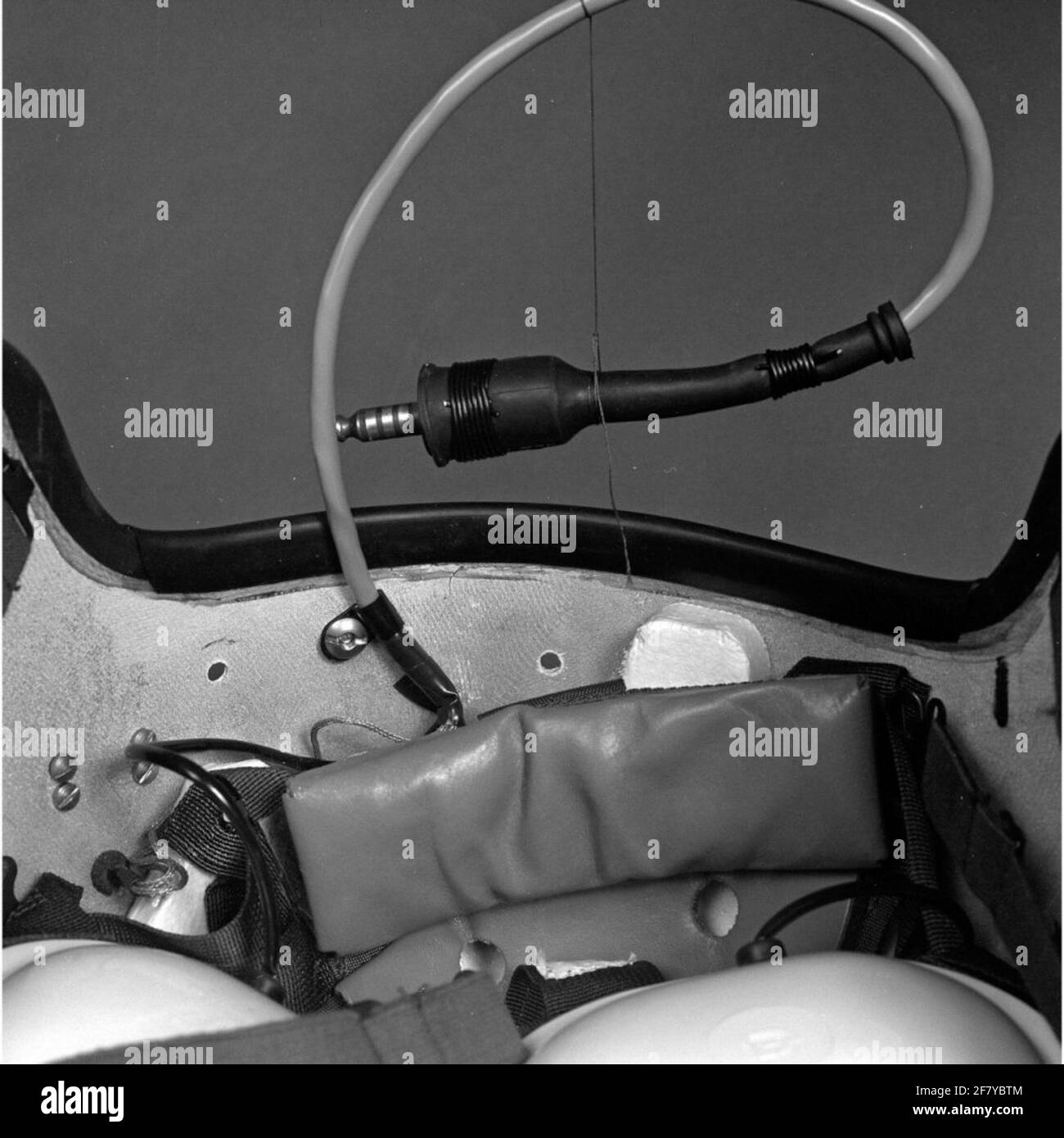 Technical uptake of the interior of a flyer helmet. Selection from ...