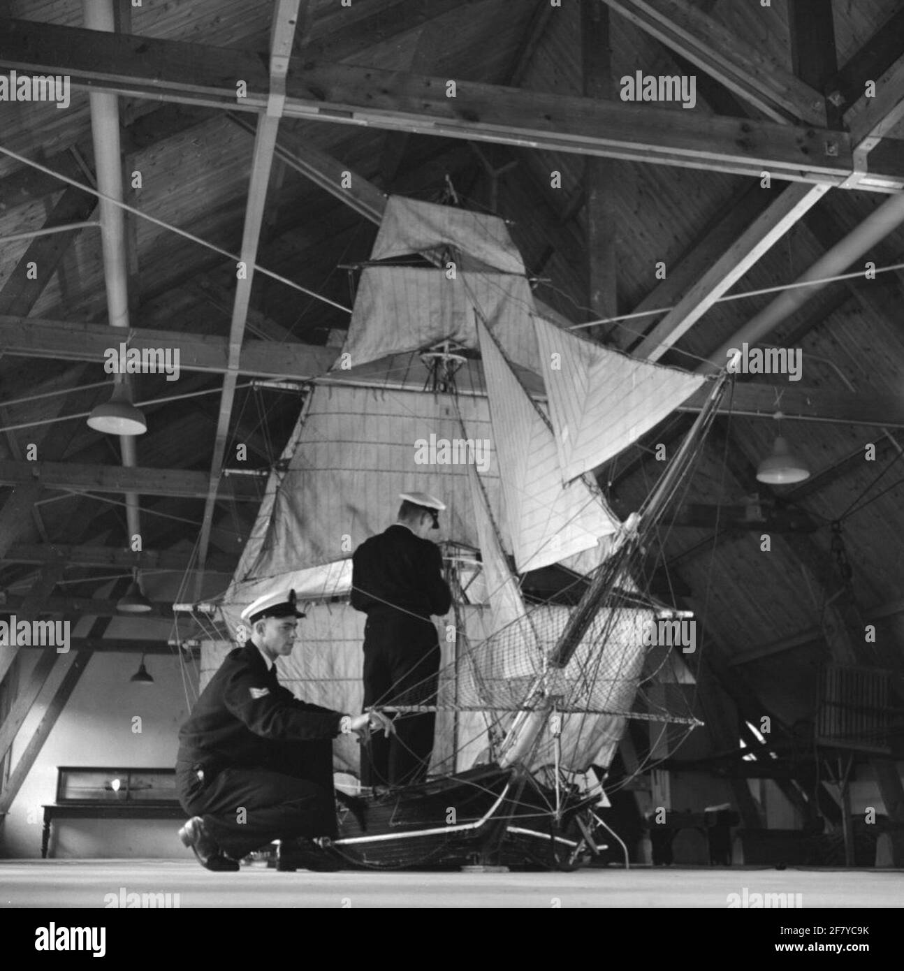 The harness loft of the Royal Institute for the Navy for education in ...