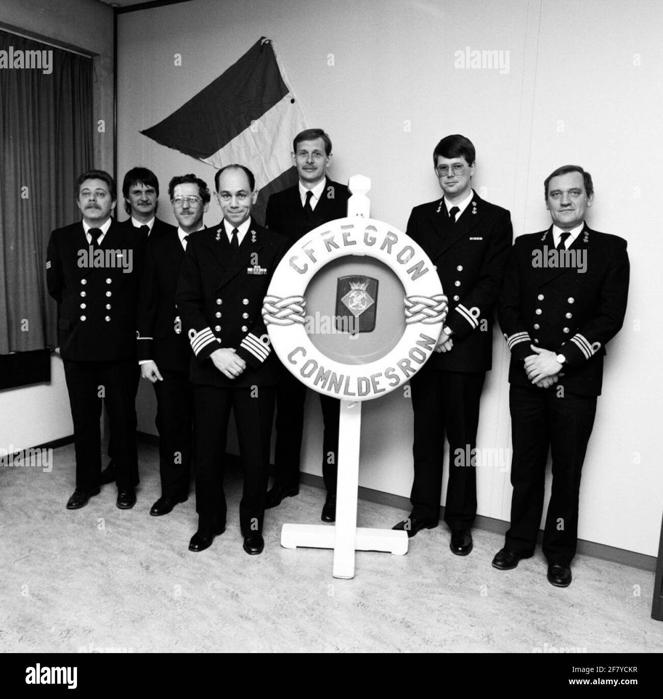 The FregattenSquadron (CFRERON) commander, Captain ter Zee (KTZ) R ...