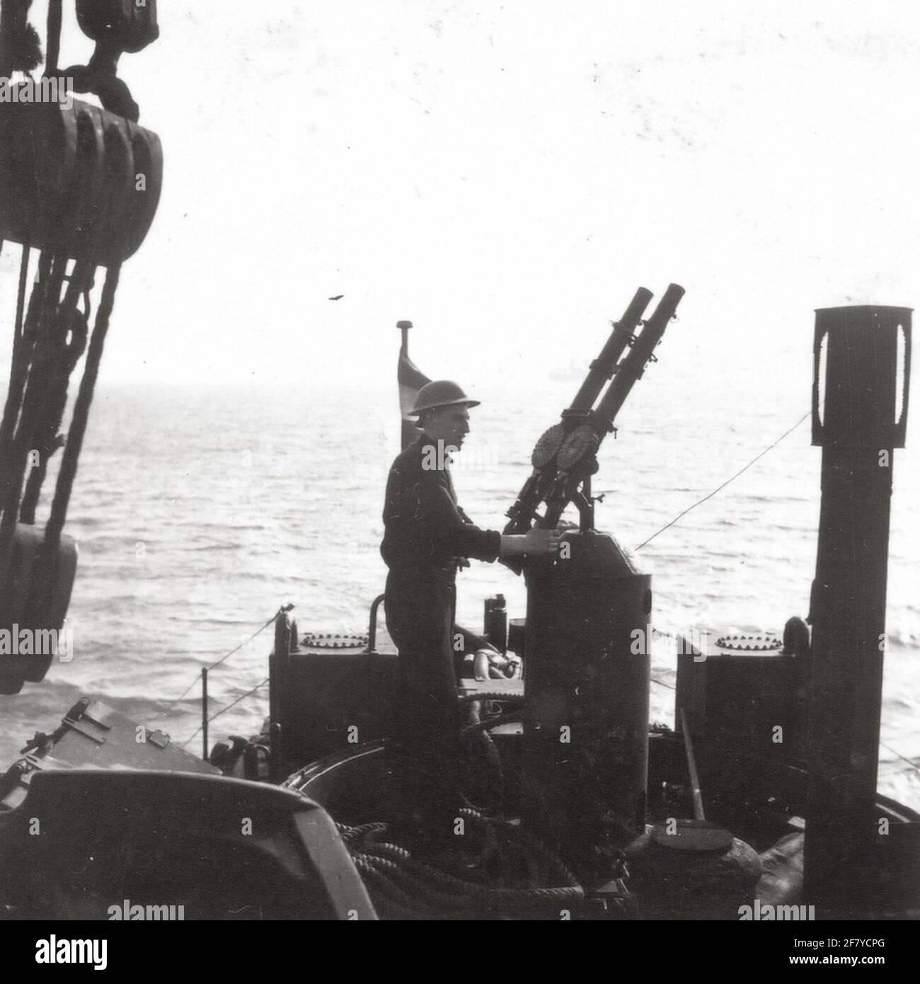 A Lewis double layout A / B from a Dutch auxiliary mine sweeper in W.O ...