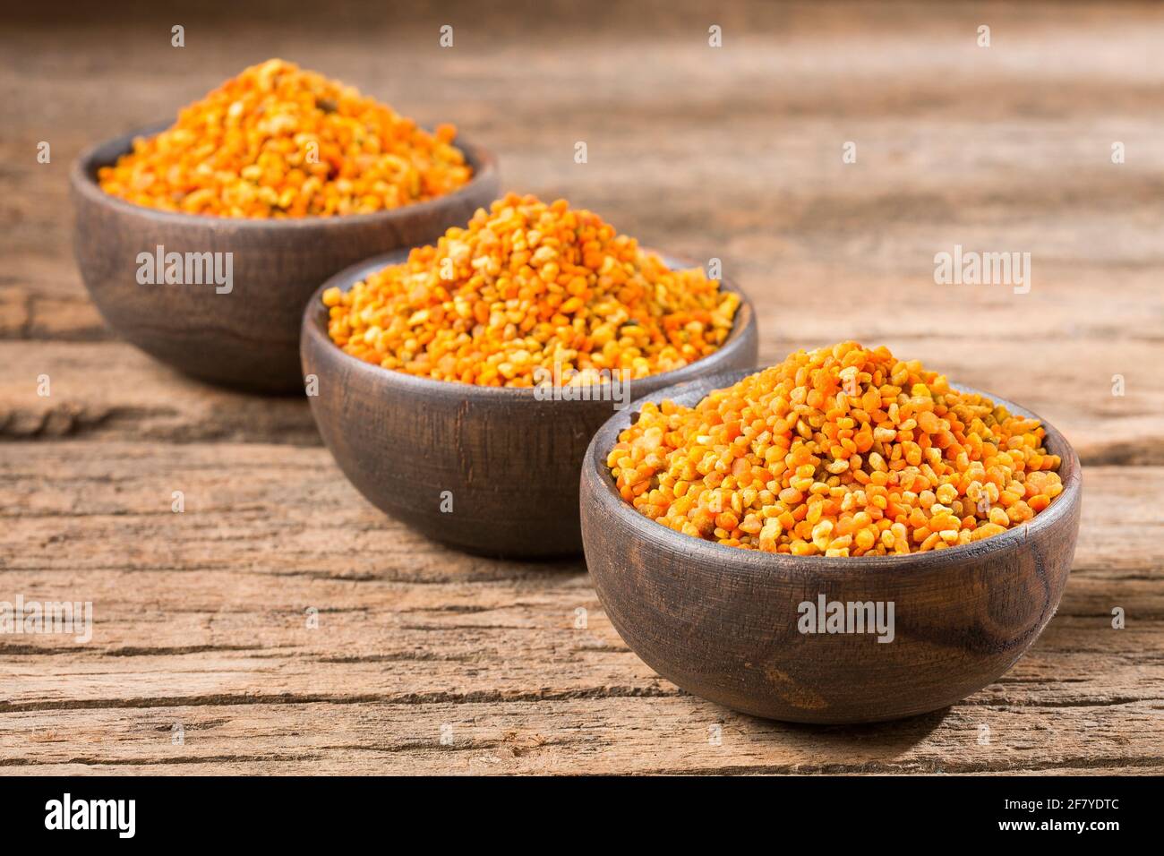 Bee pollen grains - Top view Stock Photo - Alamy