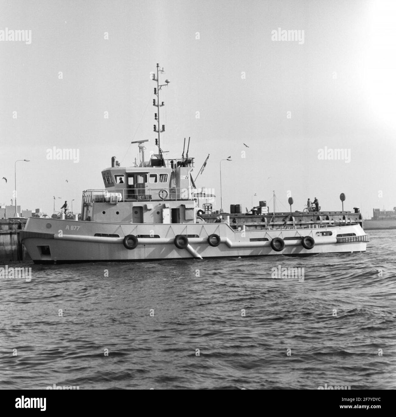 Dutch tug boat Black and White Stock Photos & Images - Alamy