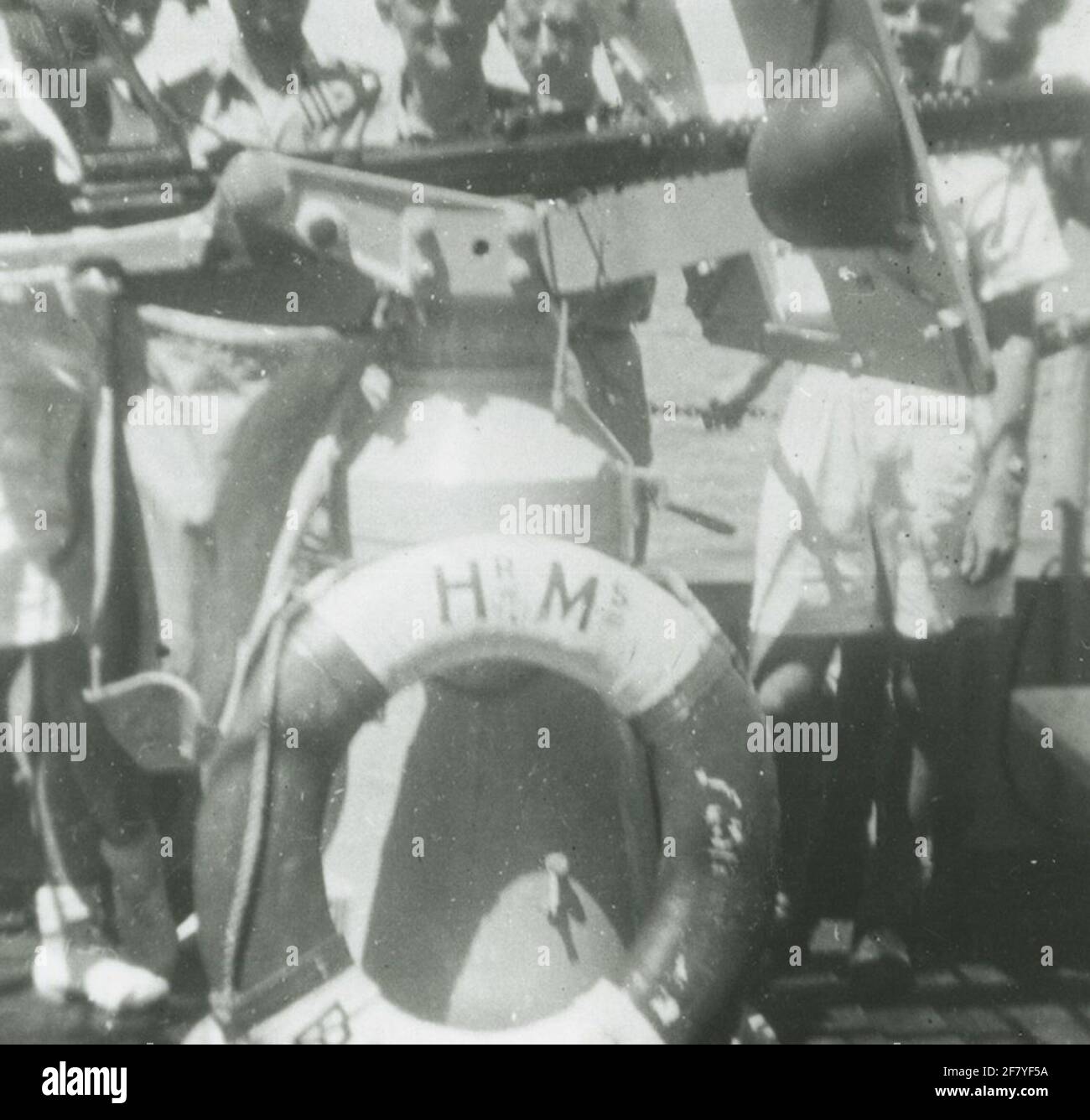 Mine sweep Hr.Ms. Boar (1946-1961) (ex-rans toowoomba) in Surabaya Stock Photo - Alamy