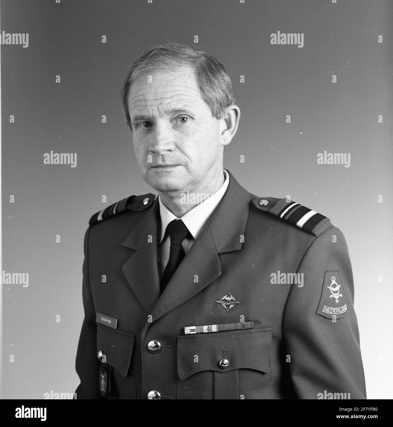 General Major P.M.A. Vorderman, born in 1948 Stock Photo - Alamy
