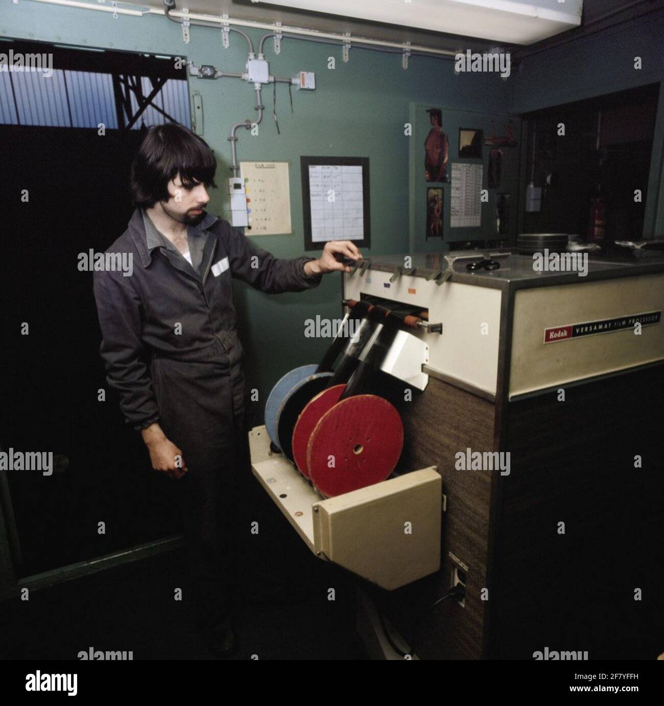 Photo developing equipment at 306 Squadron Stock Photo - Alamy