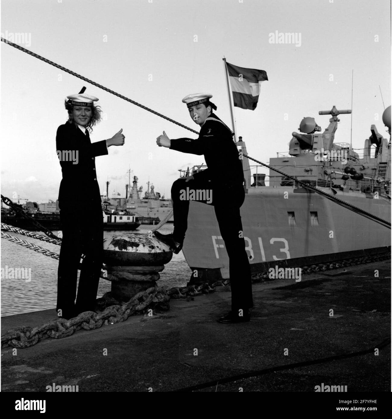 Photo t.b.v. The fleet days taken at the back of the Hr.Ms. Witte de ...